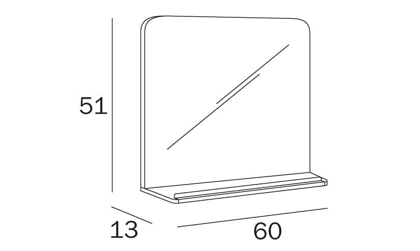 A0781A-B | Mirror By INDA®