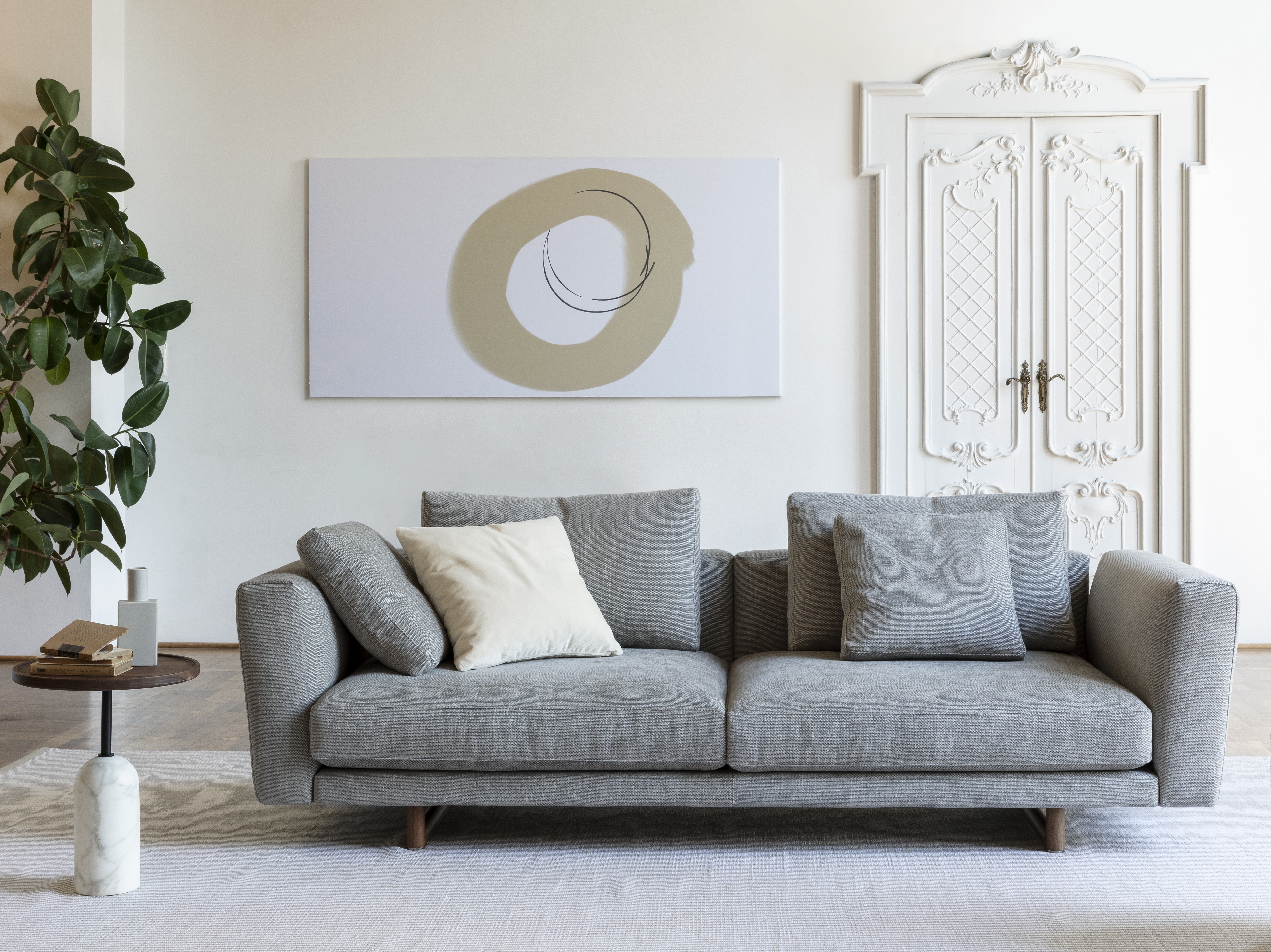 TWENTY Sectional fabric sofa By Porada | design Gabriele & Oscar Buratti