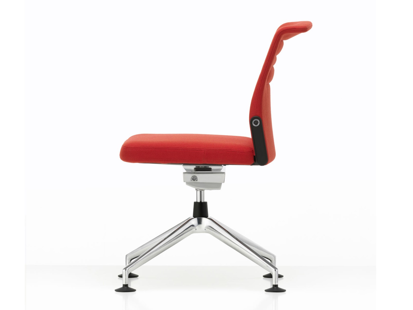 AC 5 MEET Swivel upholstered fabric office chair with 4-Spoke base By ...