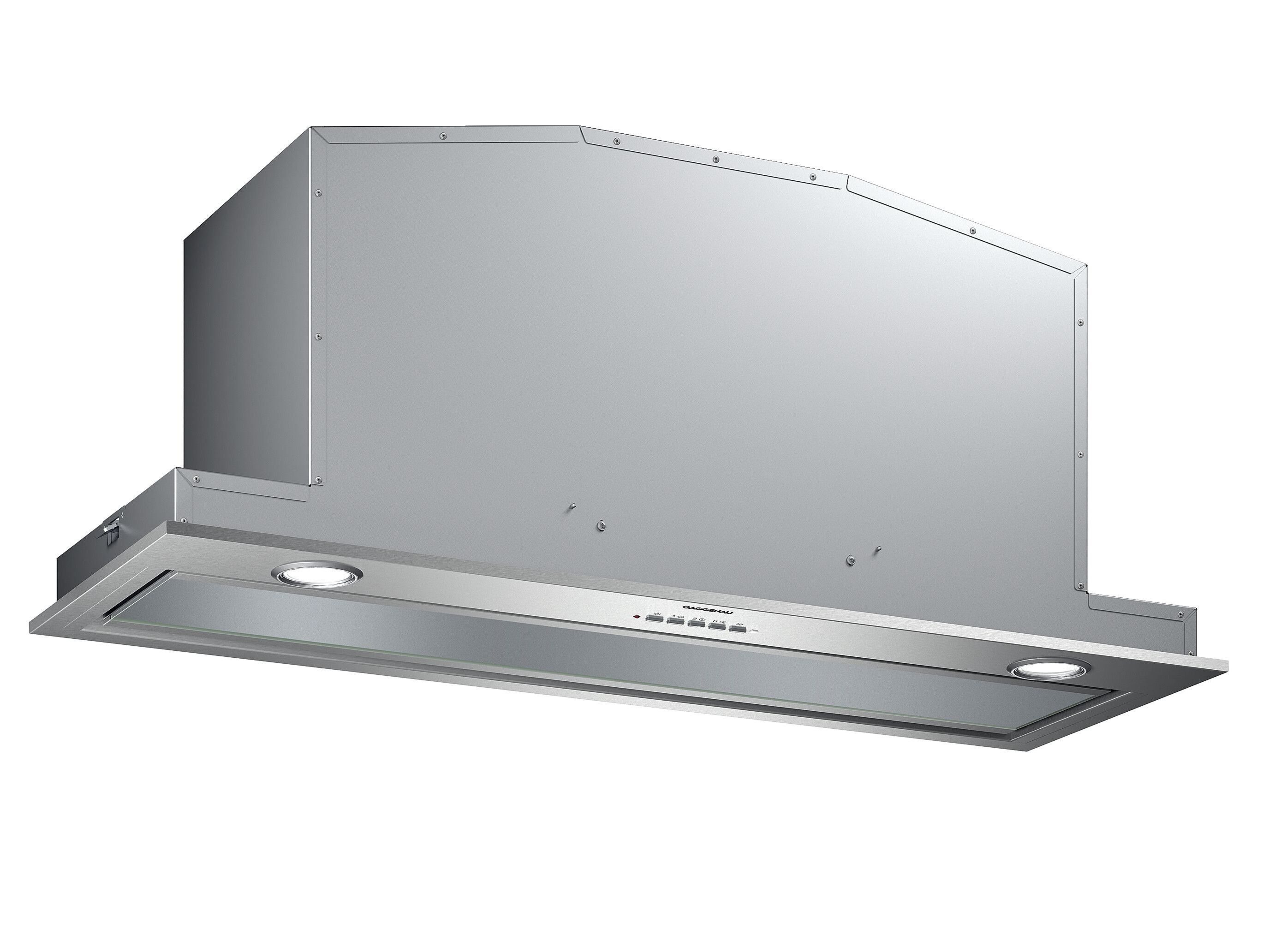 AC200191 Built-in glass and steel cooker hood with perimetral ...