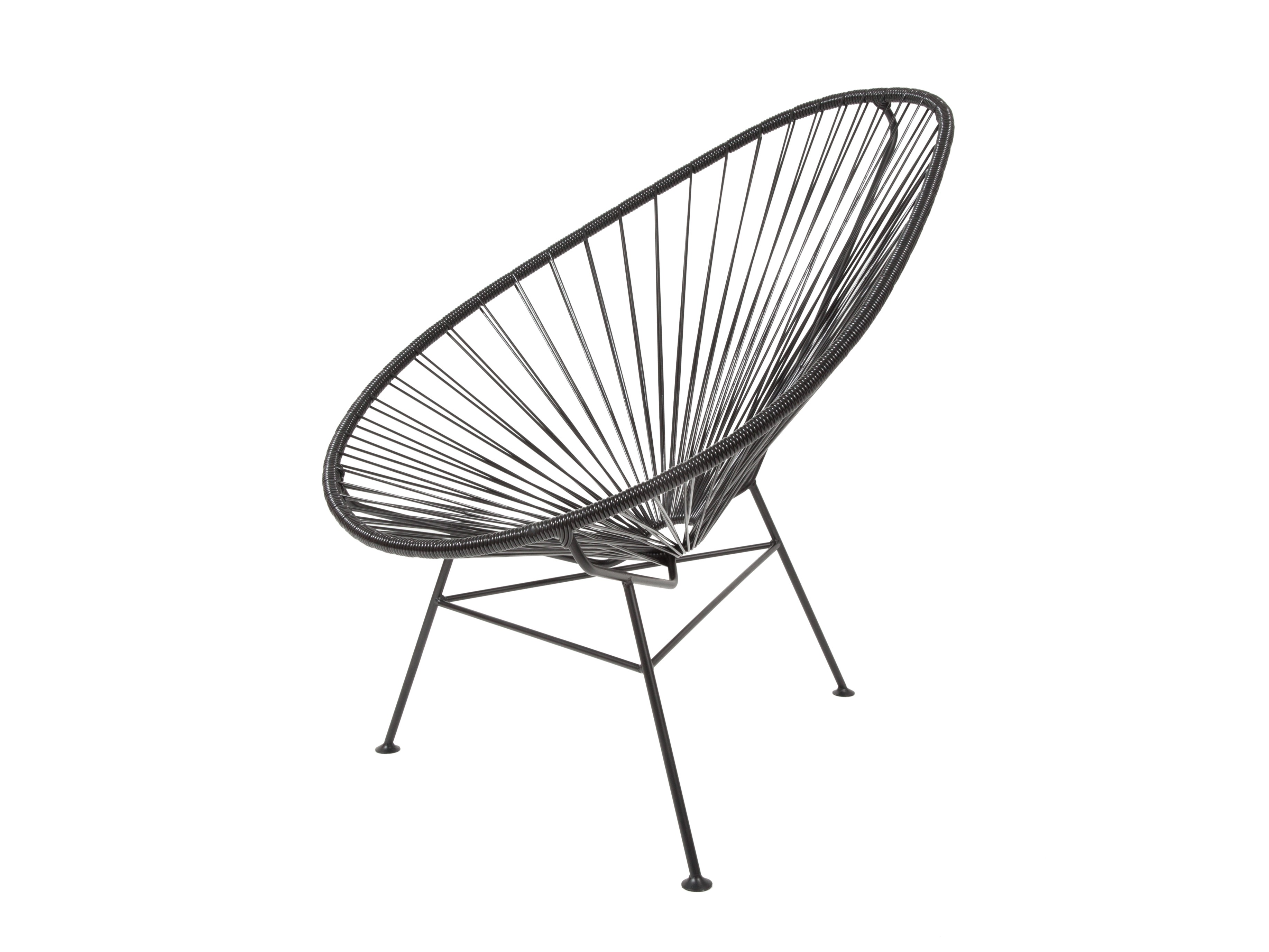 ACAPULCO CHAIR CLASSIC Elastic plastic chair with steel frame By ...