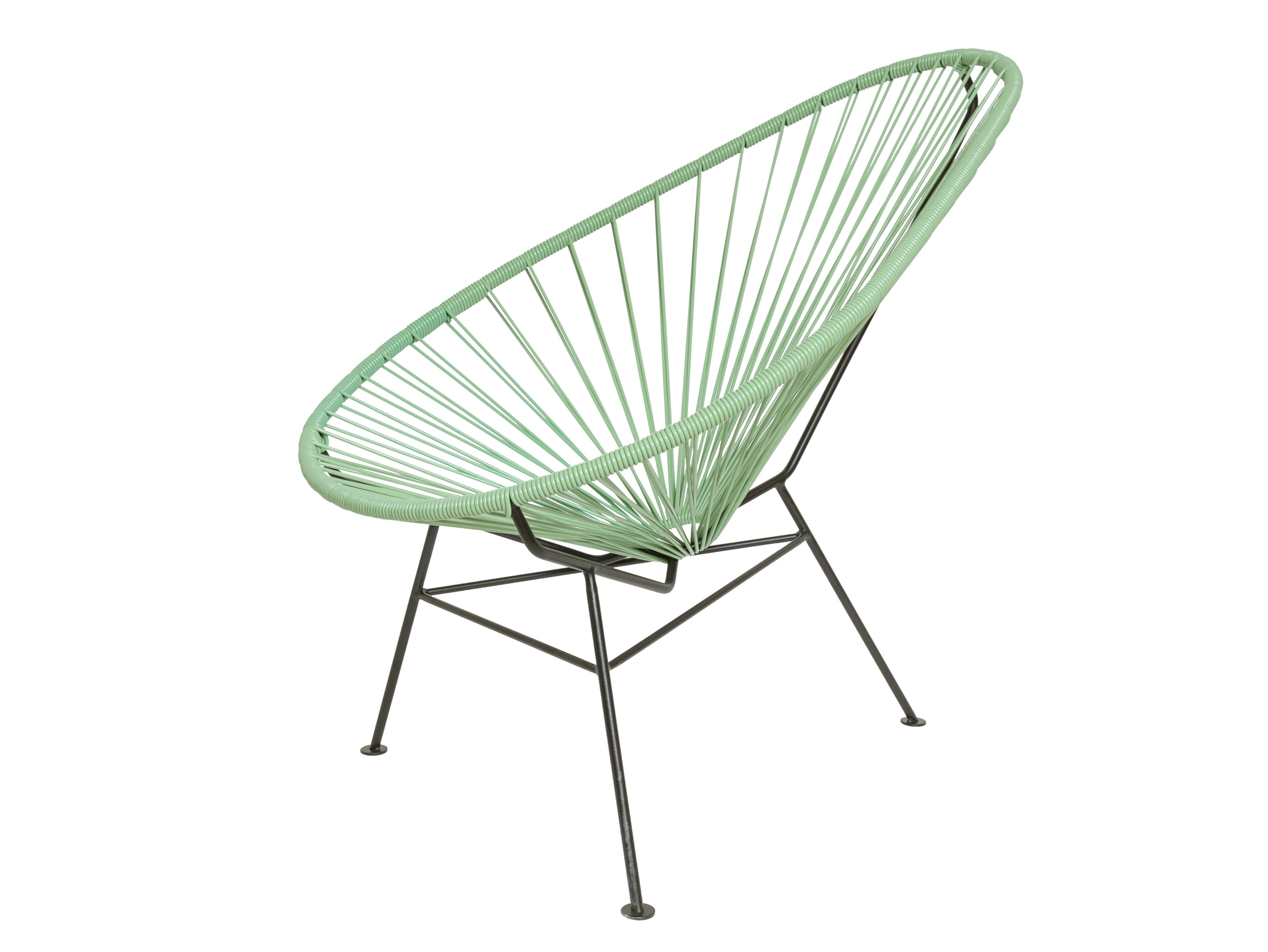ACAPULCO CHAIR CLASSIC Elastic plastic chair with steel frame By ...