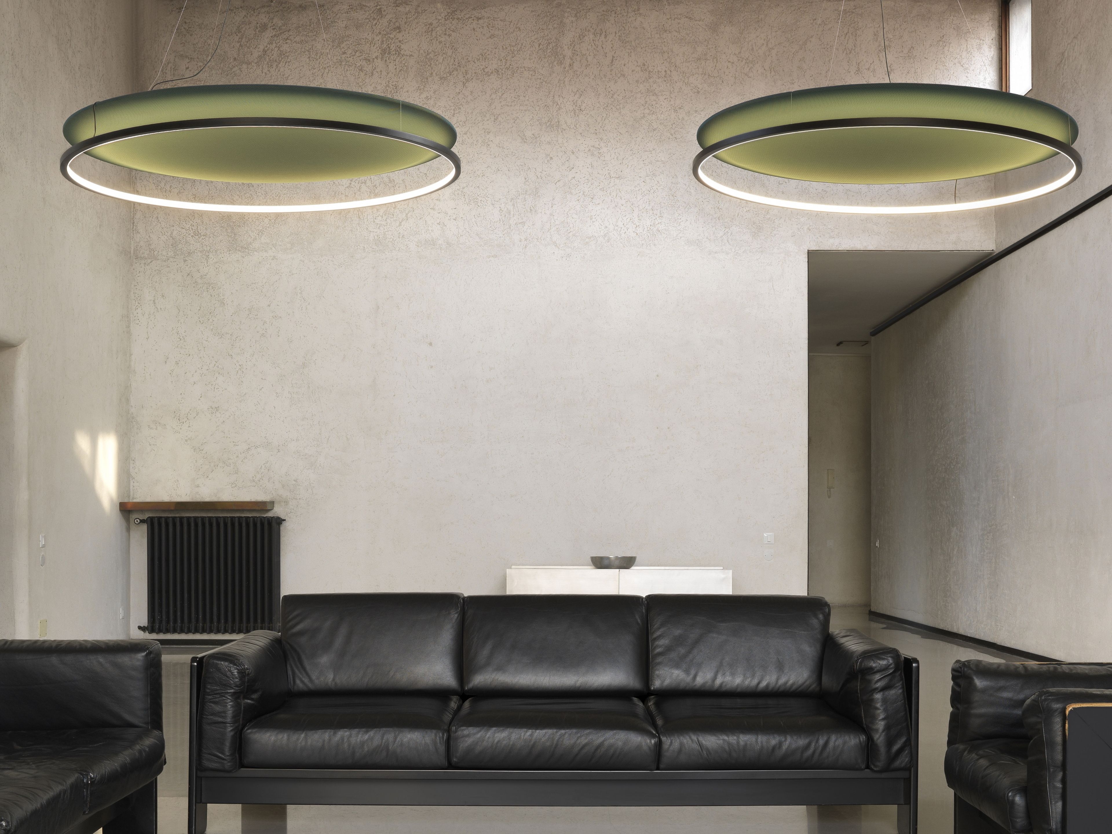 CIRCUS S1500 + ACOUSTIC LED acoustic aluminium pendant lamp By Andcosta ...