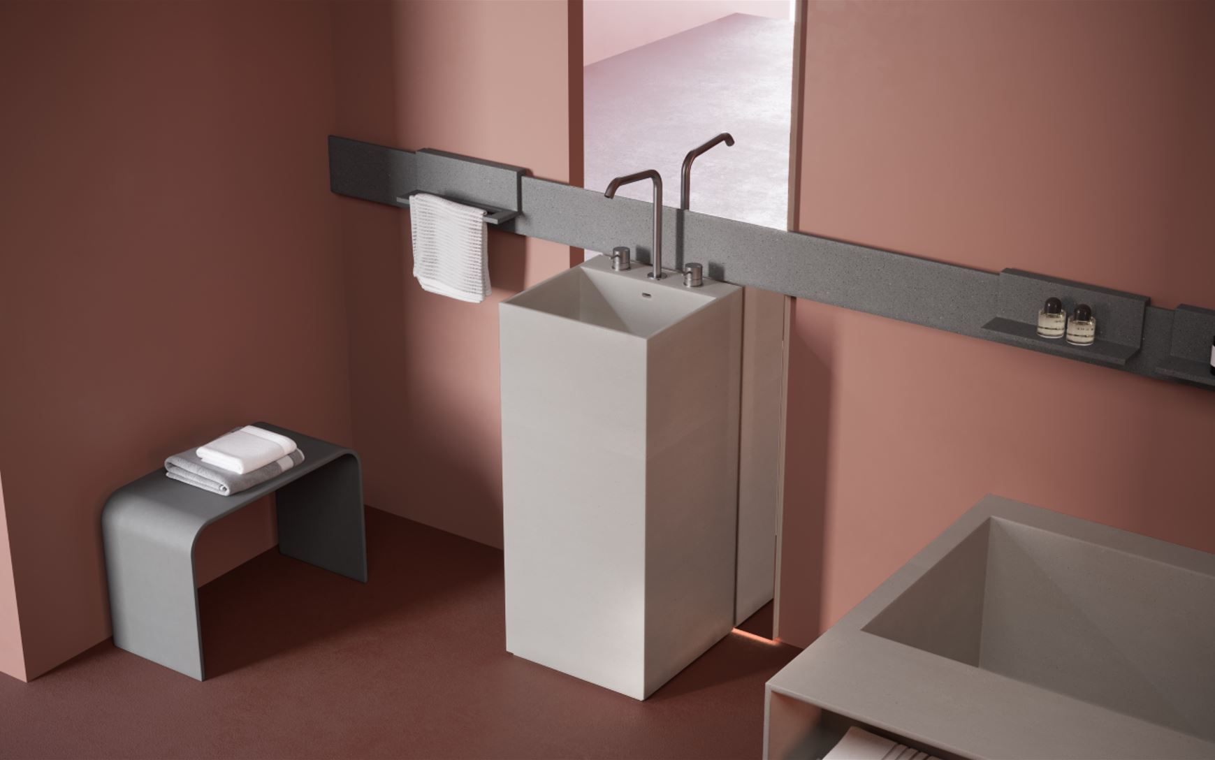 CUBE PROJECT Bathroom furniture set By acquapazza