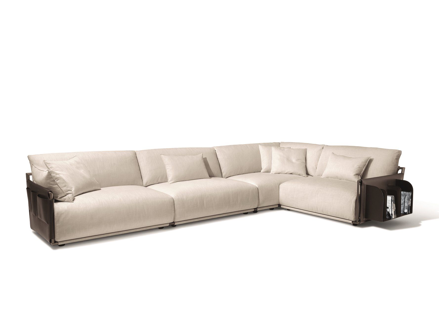 ADAM Corner fabric sofa By Giorgetti | design Carlo Colombo