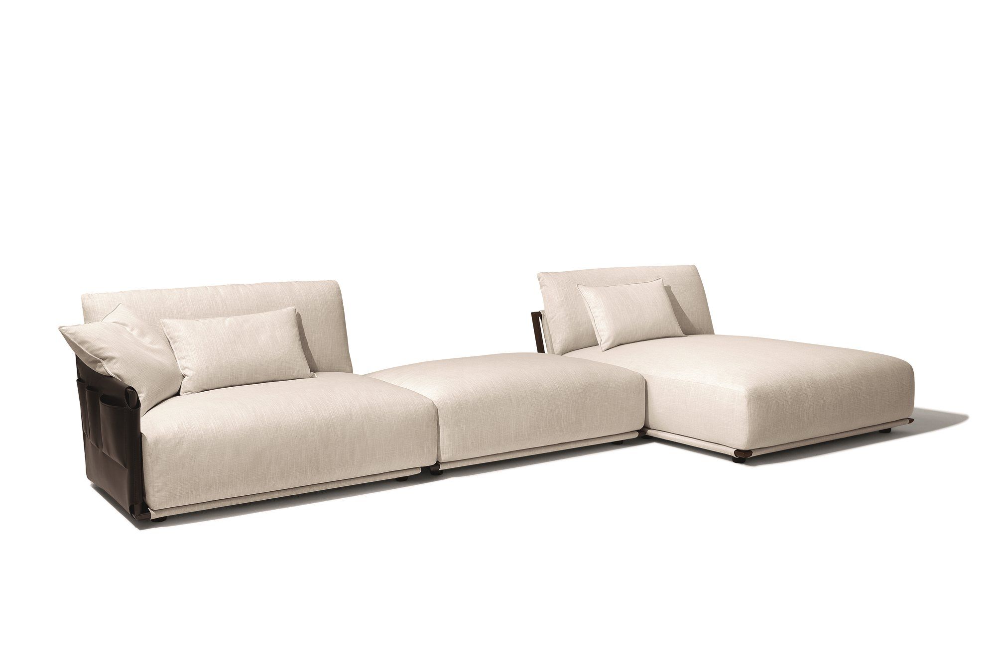 ADAM Sectional fabric sofa By Giorgetti | design Carlo Colombo