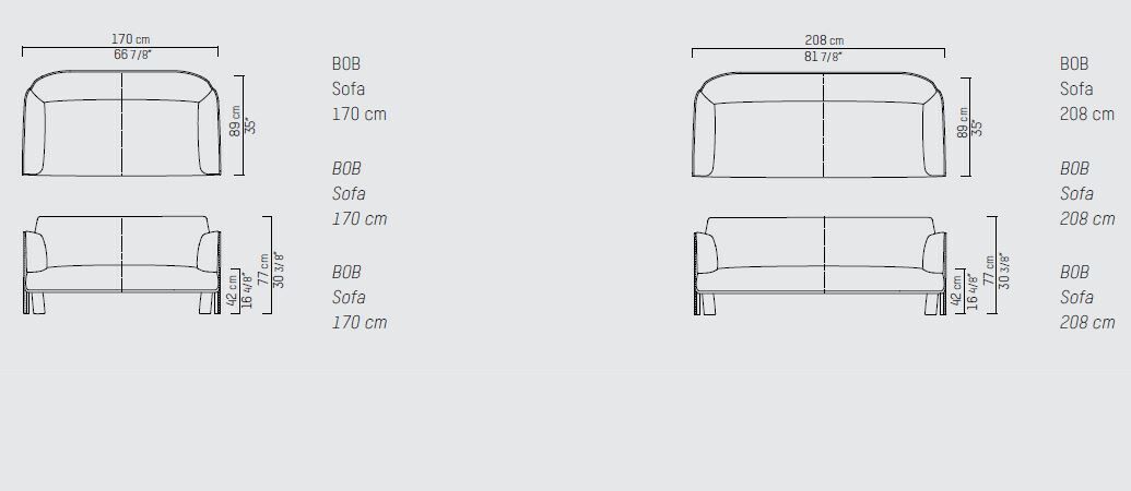 BOB LIVING Sofa By Piet Boon