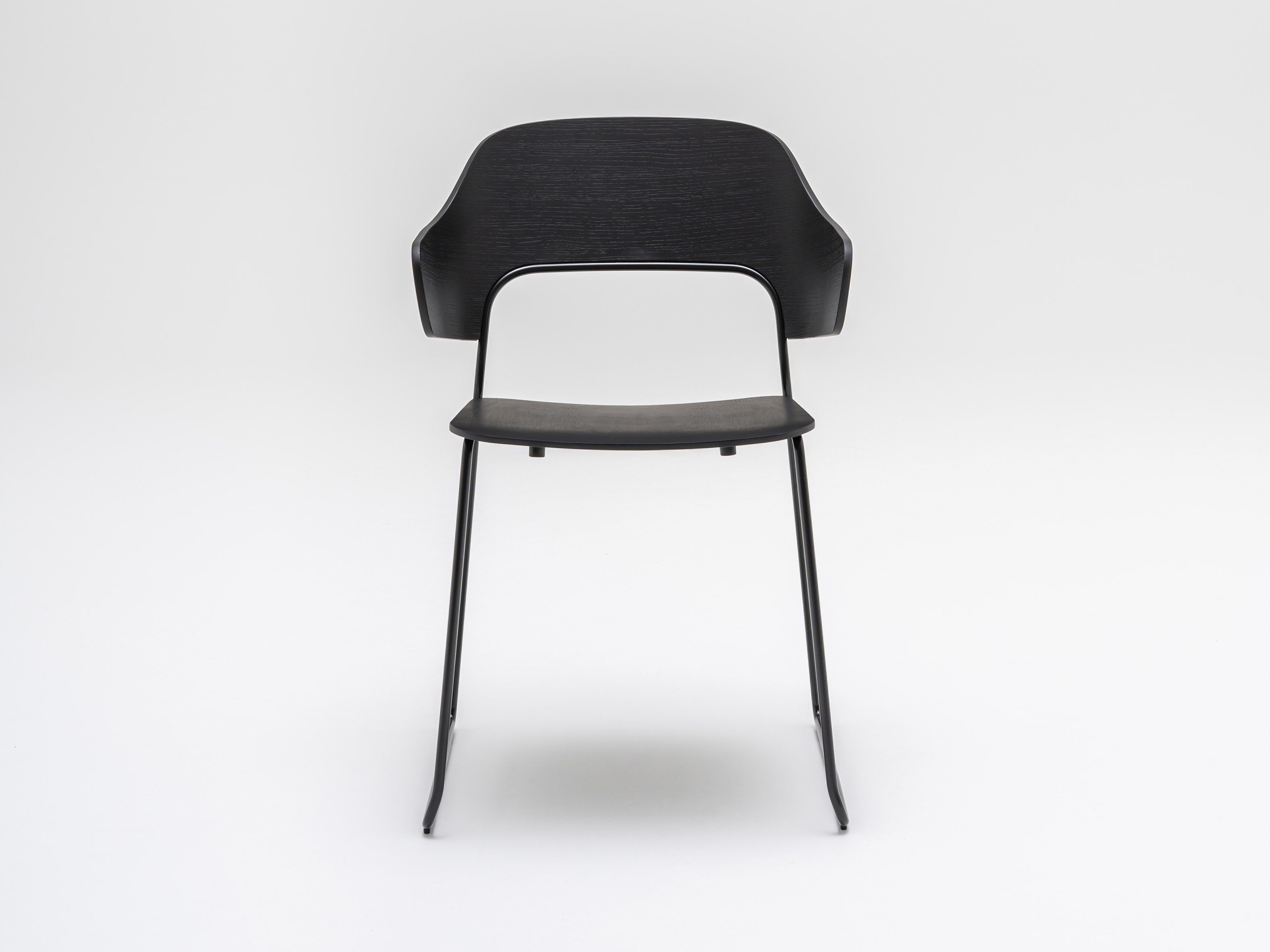 AFI Stackable sled base chair with armrests By MDD