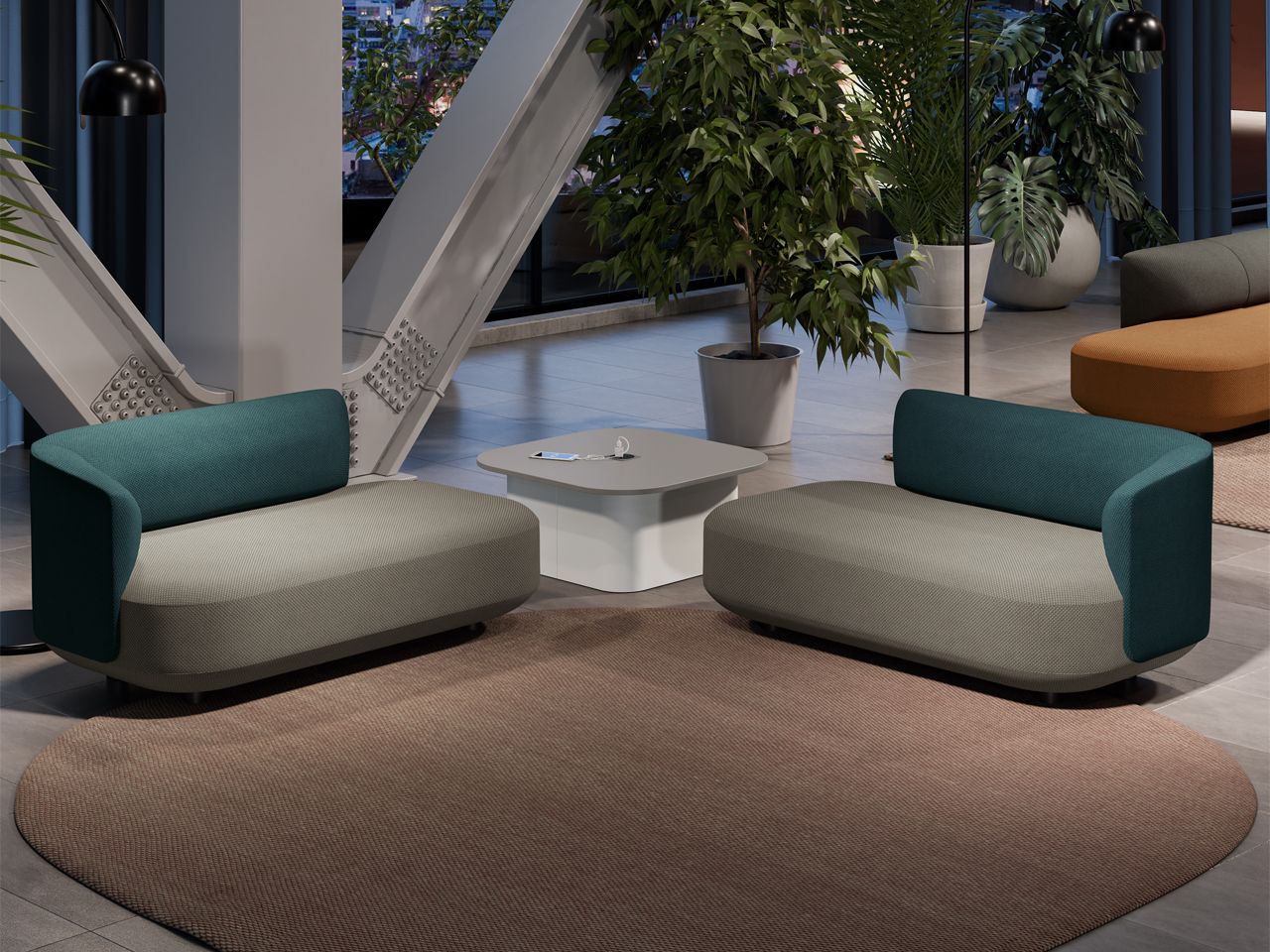 AFINA | 2 seater sofa By FREZZA design Ramos&Bassols