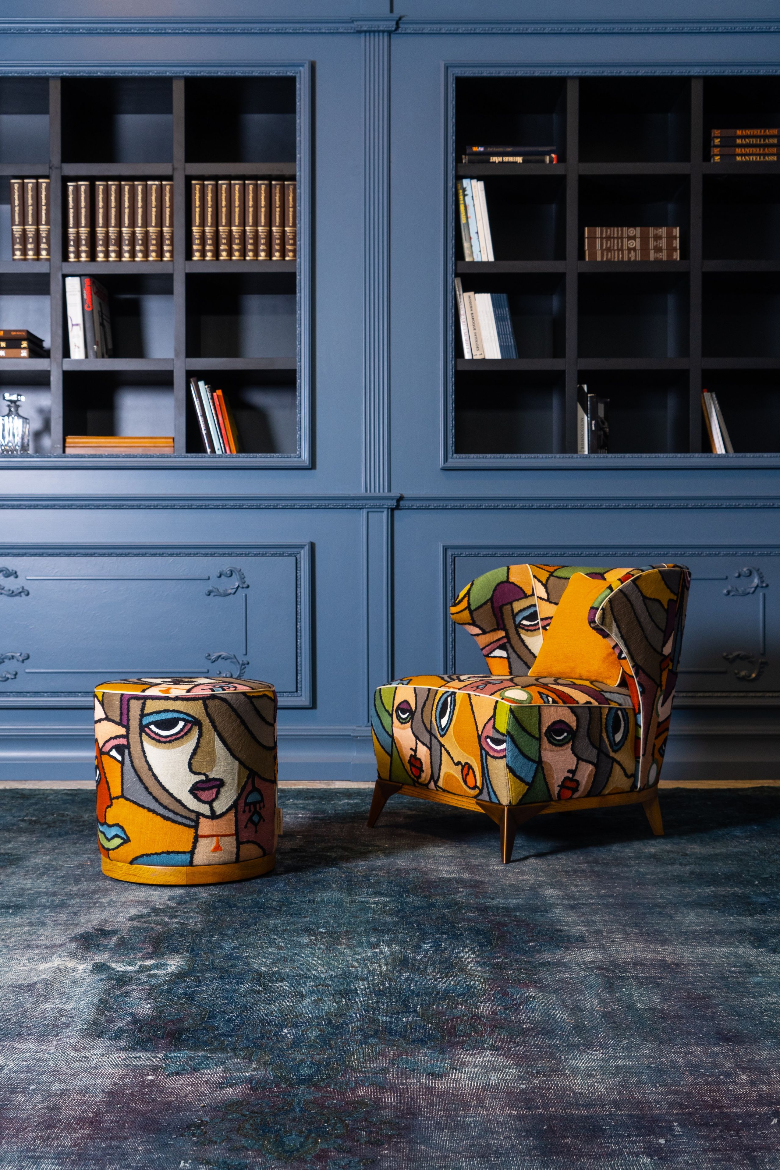 AGOSTINA | Fabric easy chair Fabric easy chair with armrests By ...