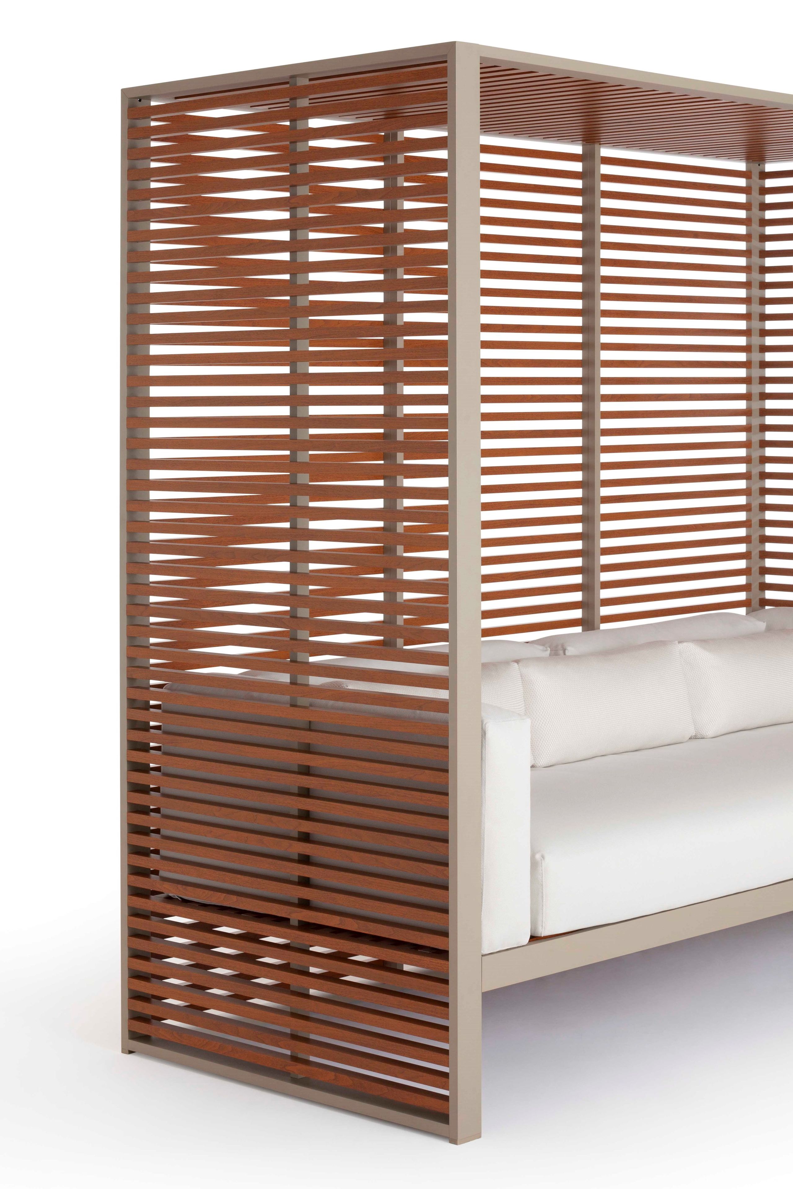 DNA AL FRESCO Canopy teak garden sofa By GANDIABLASCO | design José ...