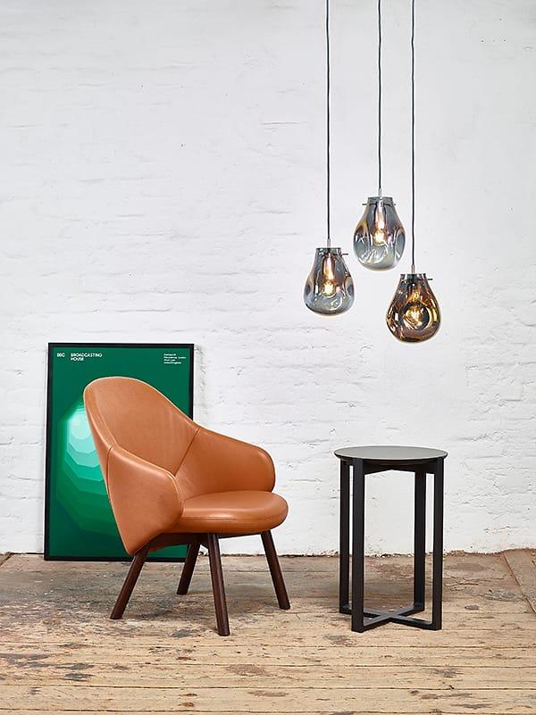 ALBU LOUNGE | Leather easy chair Leather easy chair with armrests By ...