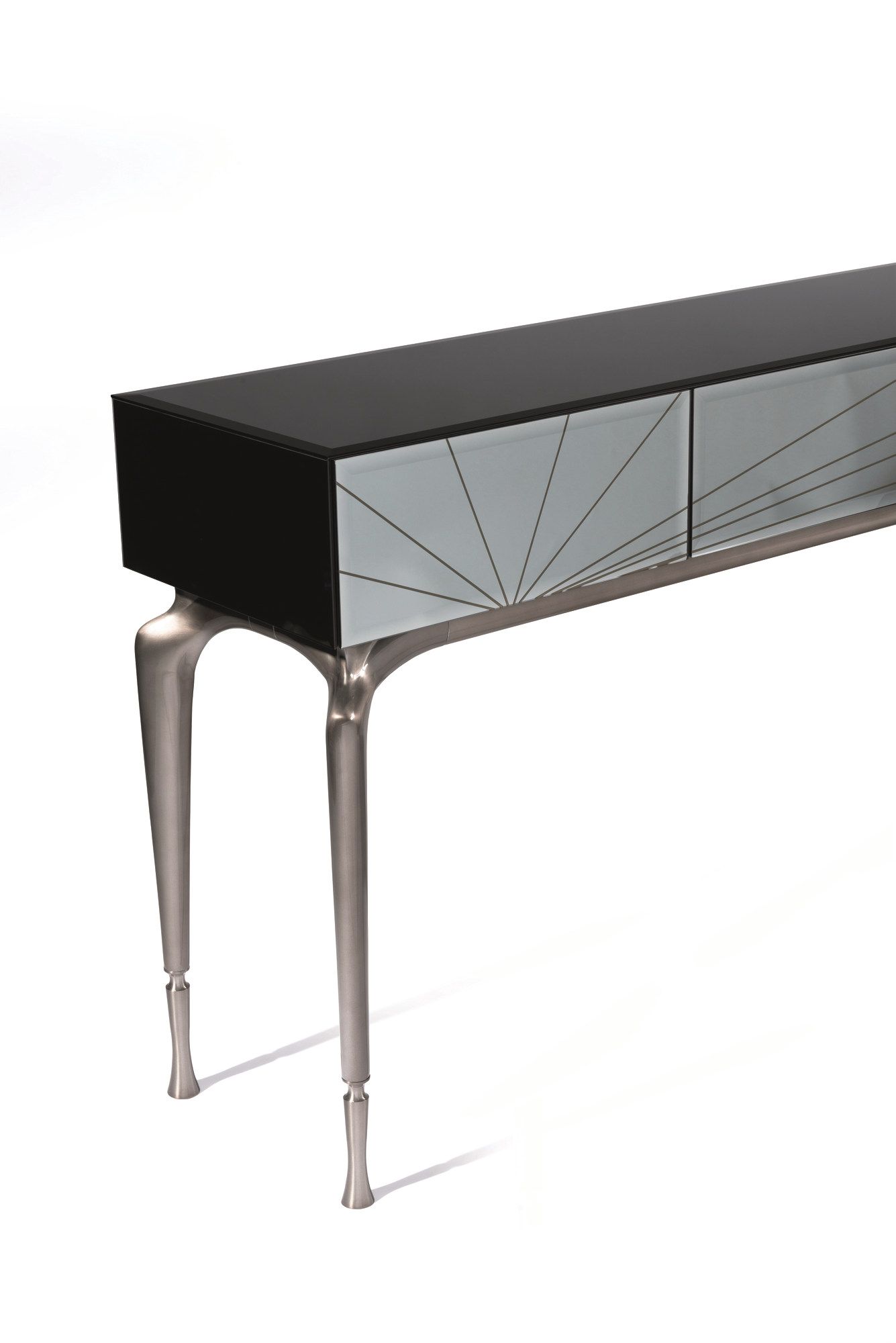 ALBA Mirrored glass console table with drawers By Visionnaire | design ...