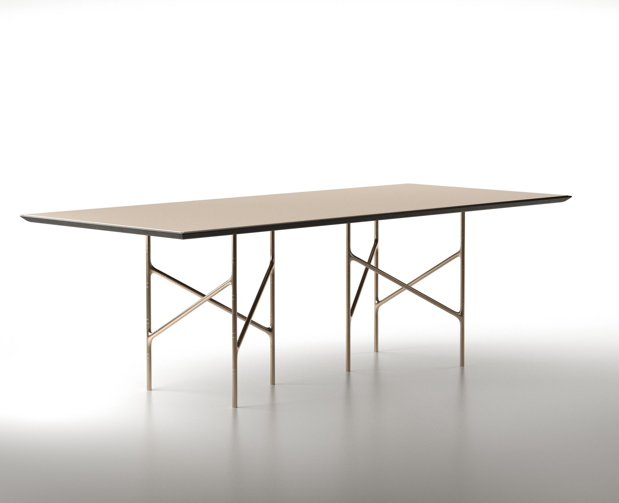ALEXANDER Rectangular table By Casamania & Horm | design Marco Piva