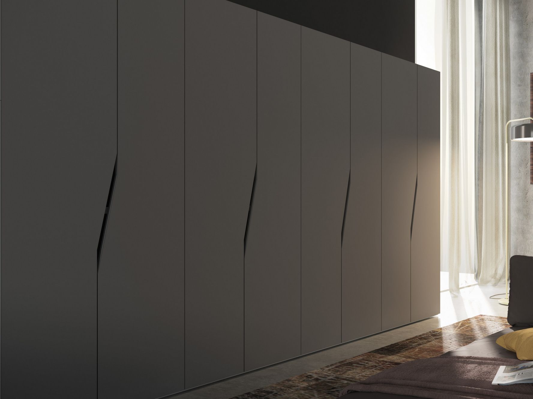 ALFABETO Sectional HPL wardrobe By De Rosso