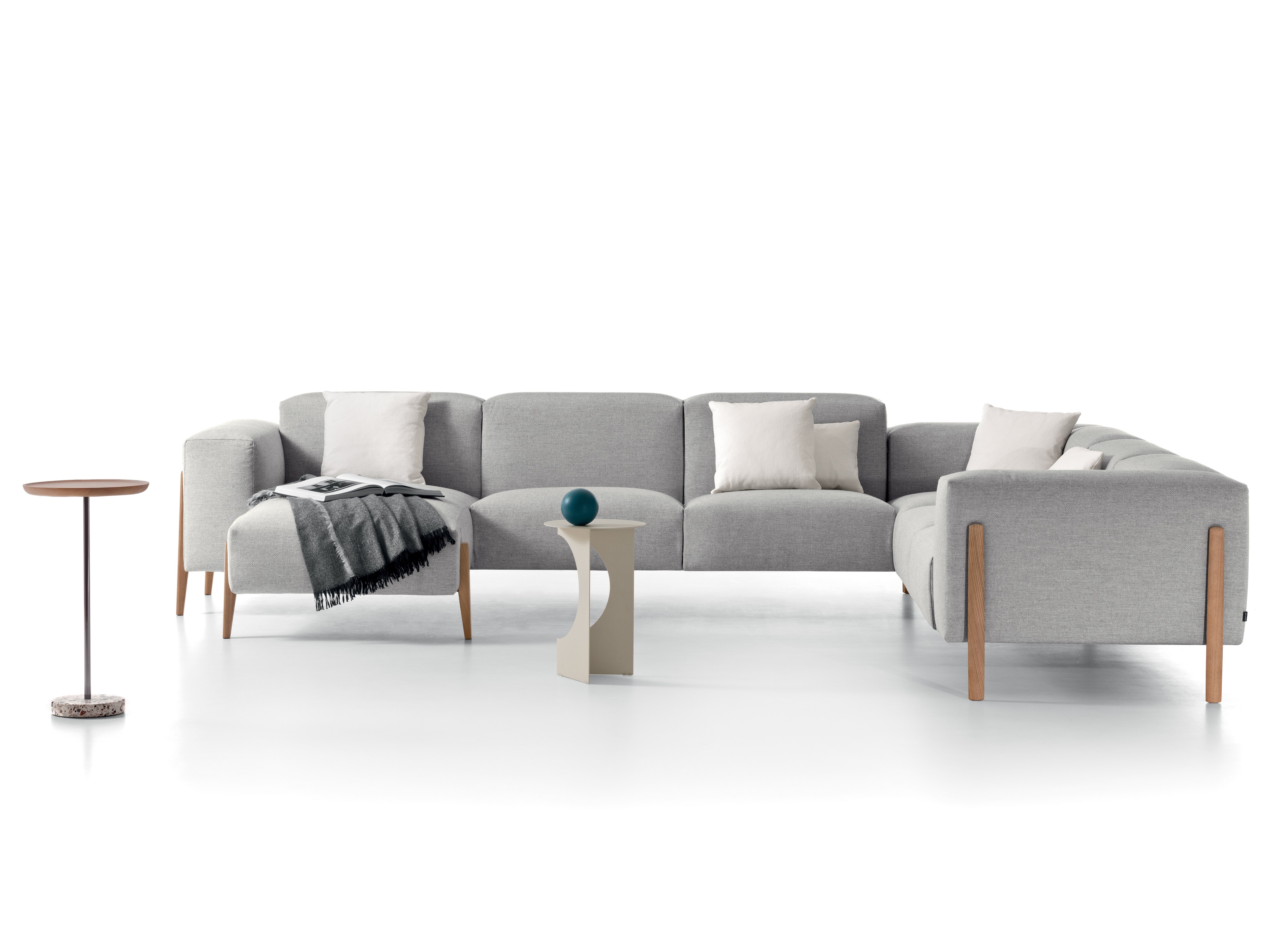 Sectional fabric sofa ALL-IN By PIANCA design CMP Design
