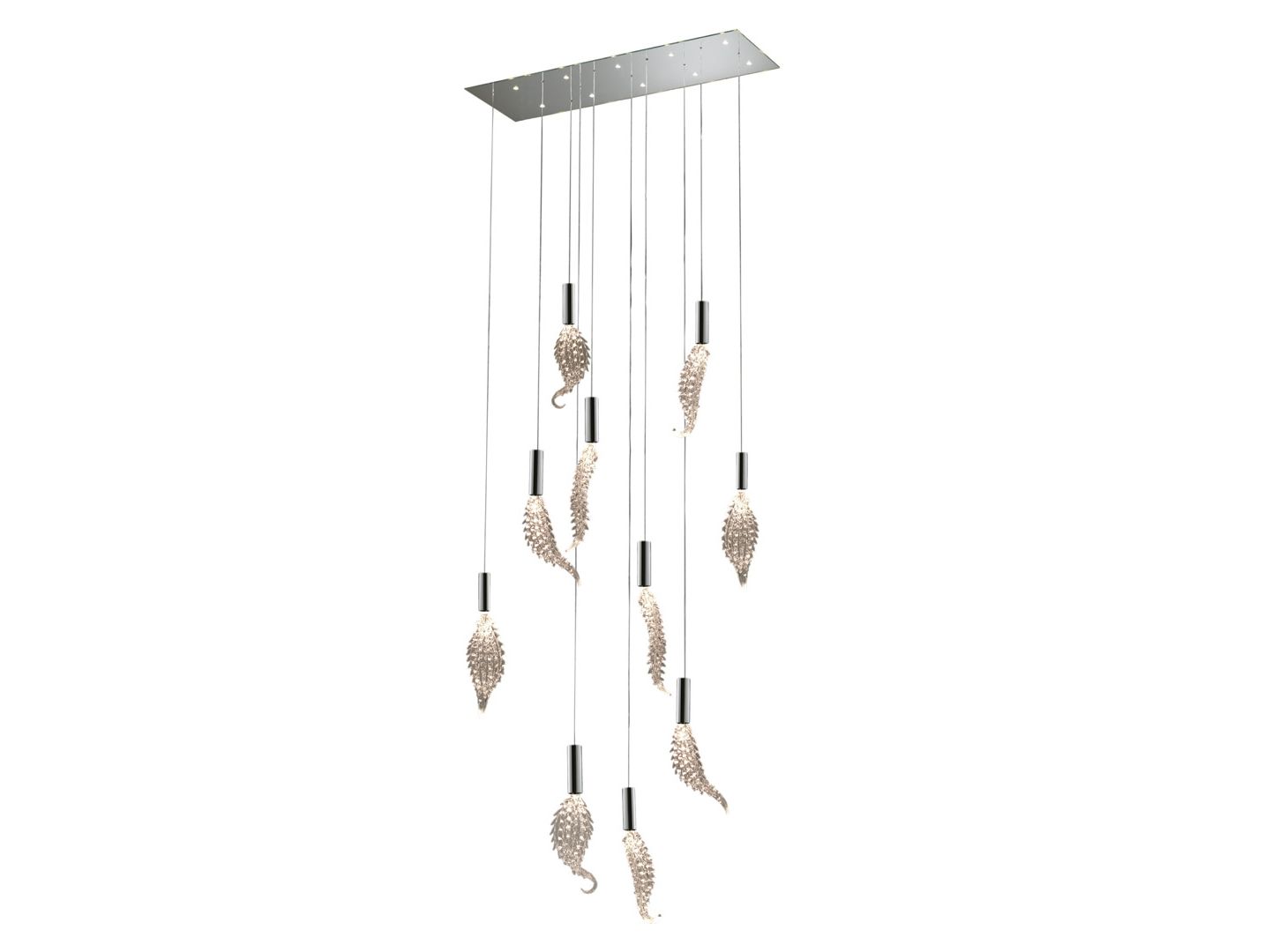 LED Murano glass pendant lamp ALOE By Reflex design Riccardo Lucatello