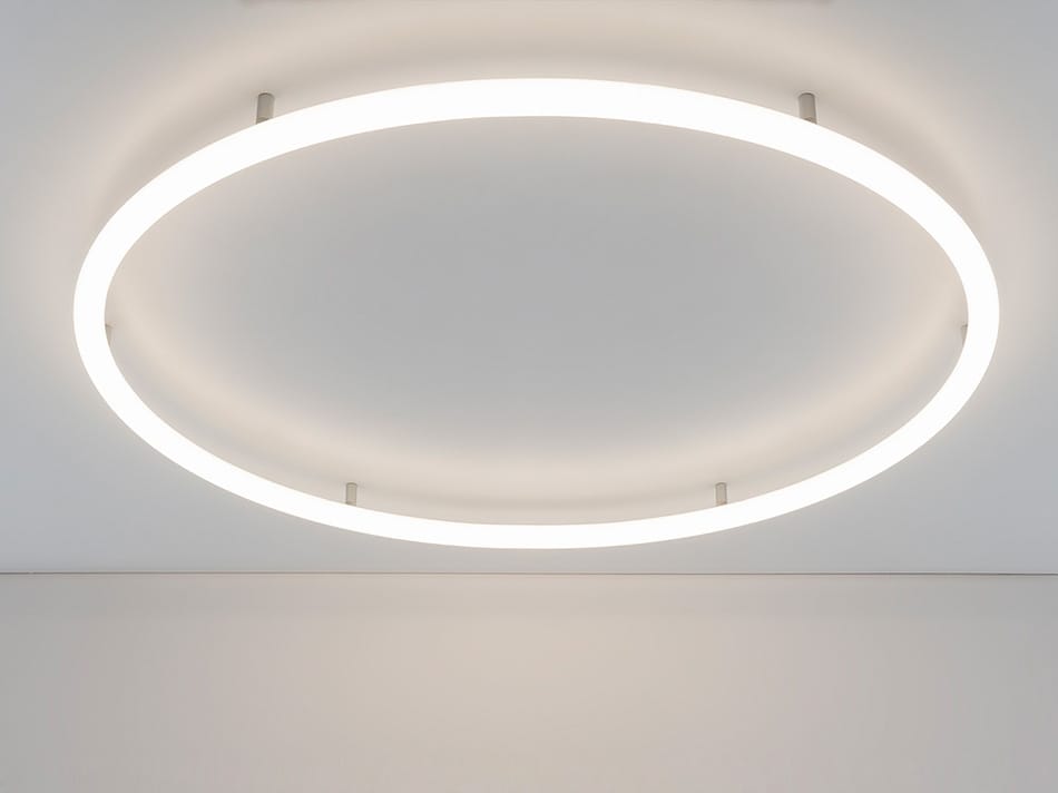 ALPHABET OF LIGHT CIRCULAR Semi-recessed wall lamp / ceiling lamp By ...