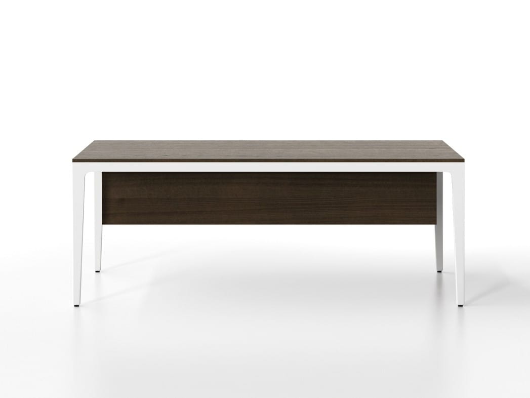 ALPLUS Rectangular wooden office desk By FREZZA | design Marco Zito