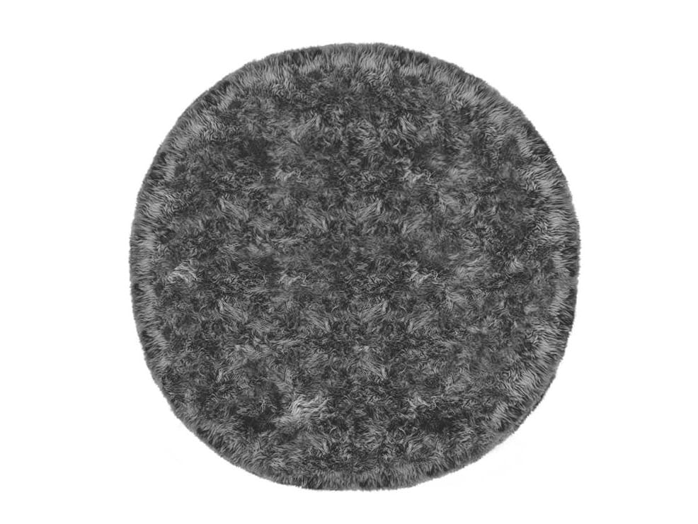 Long pile rug ALPS | Round rug By Minotti