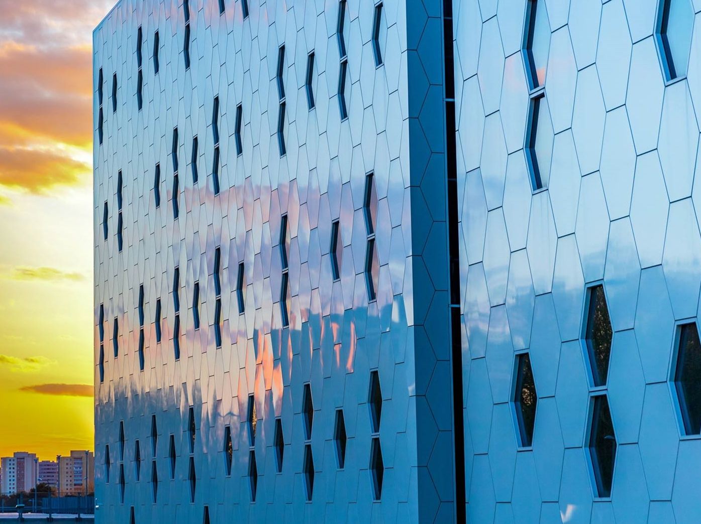 ALUCOBOND® sparkling Composite material facade panel By 3A Composites