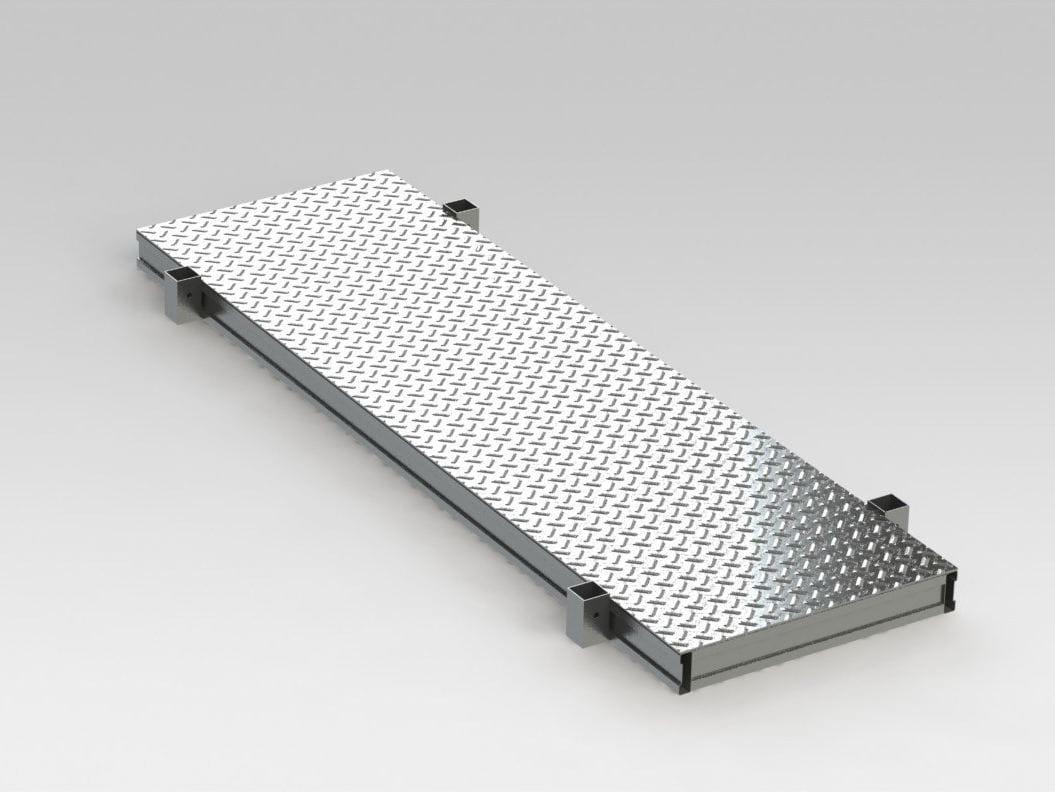 Aluminium suspended walkway By SVELT