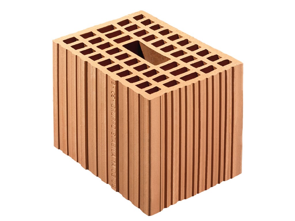 Brique porteuse ALVEOLATER BIO 20/25 h19 Ligne ALVEOLATER BIO By Stabila