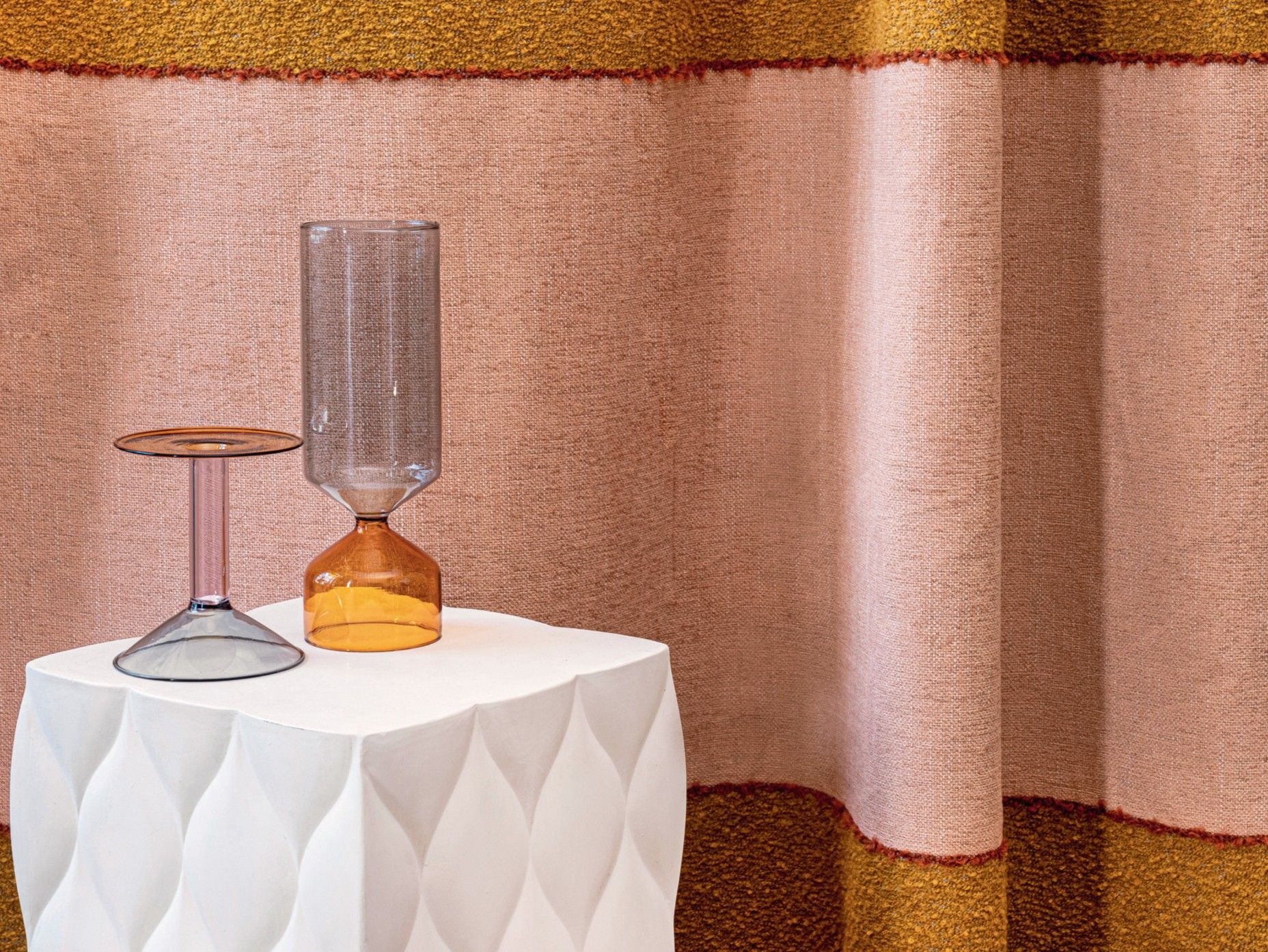 High resistance fabric with graphic pattern for curtains AMBIENTI ...