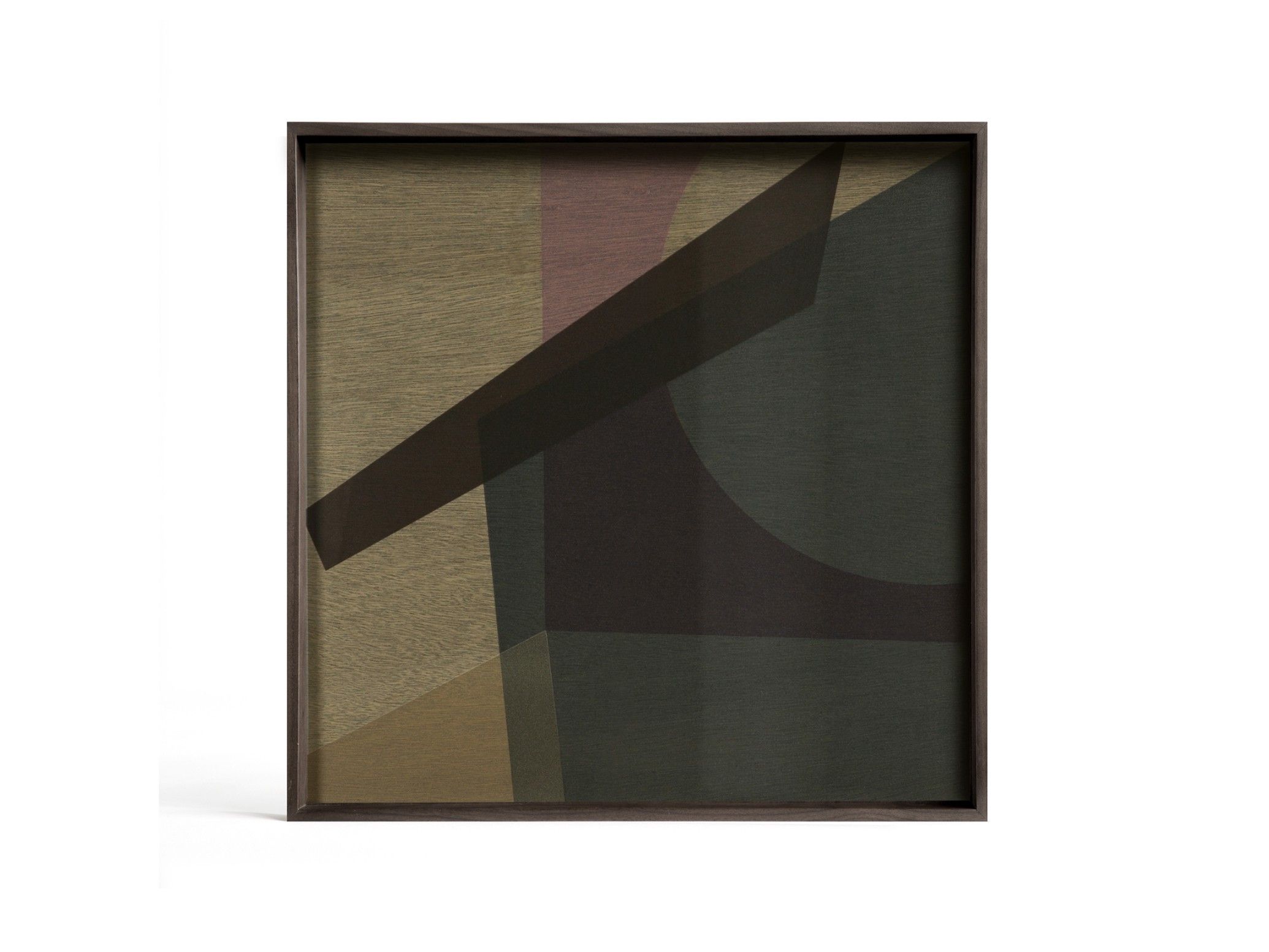 ANGLE GLASS | Square tray By Ethnicraft design Dawn Sweitzer