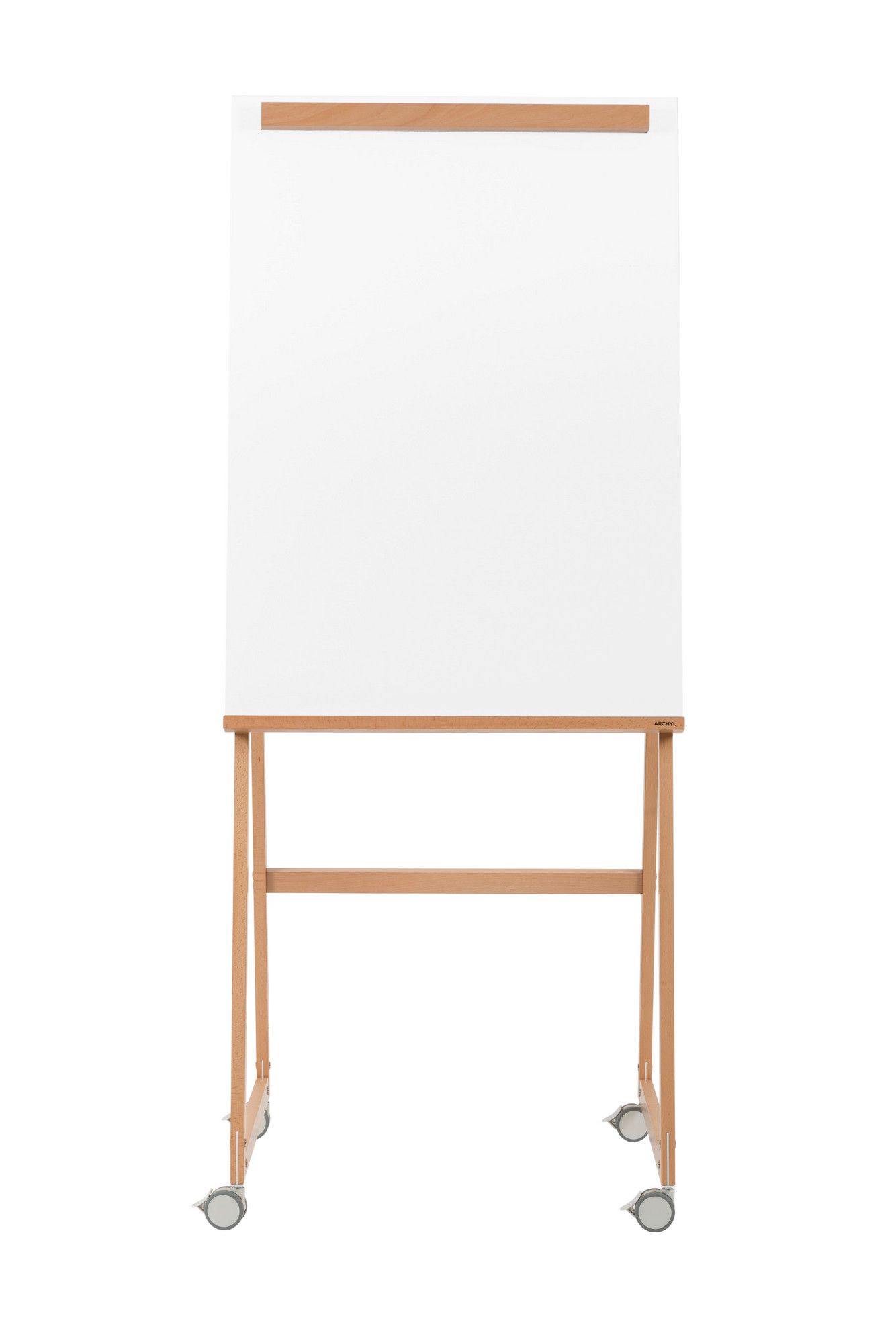 ANGOLO Swivel steel office whiteboard with castors By ARCHYI.