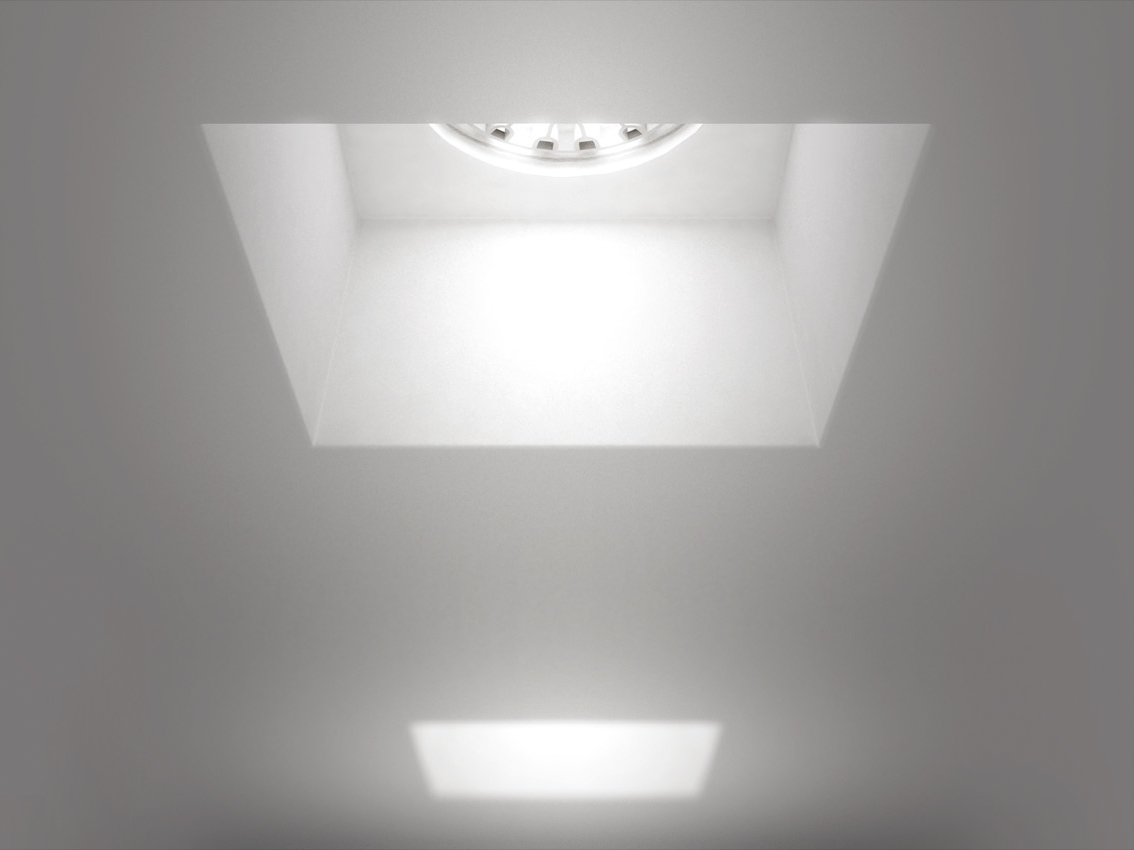 Spot LED pour plafond encastrable en plâtre ANTARES By Essenzialed