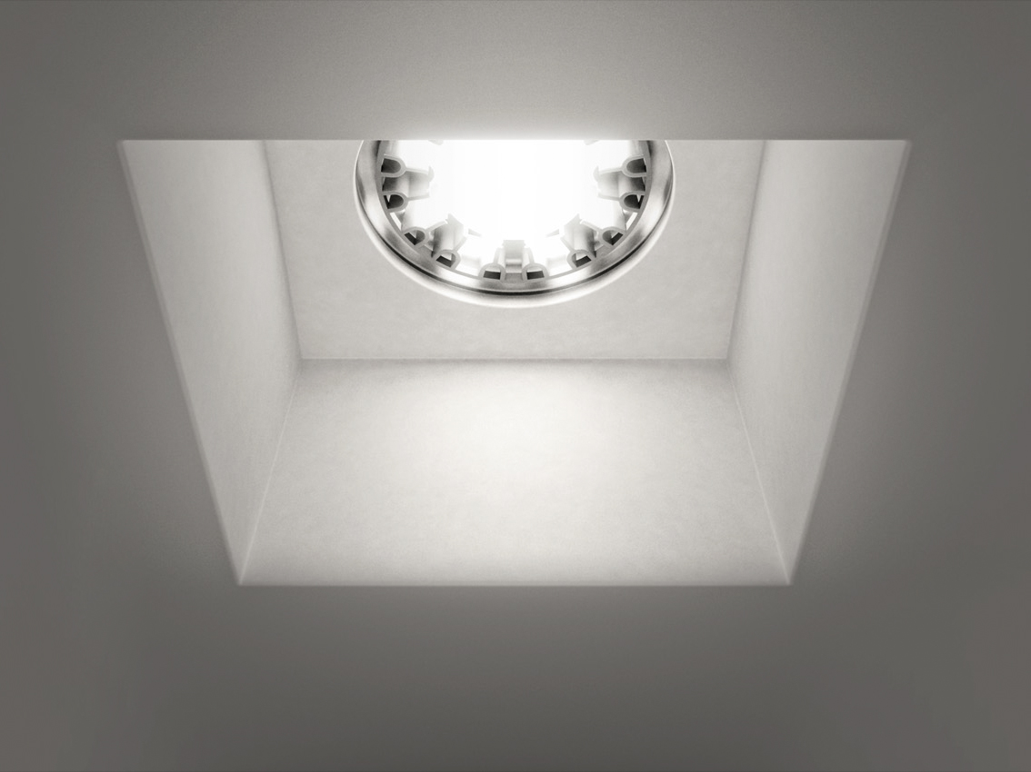 ANTARES Recessed LED ceiling plaster spotlight By Essenzialed