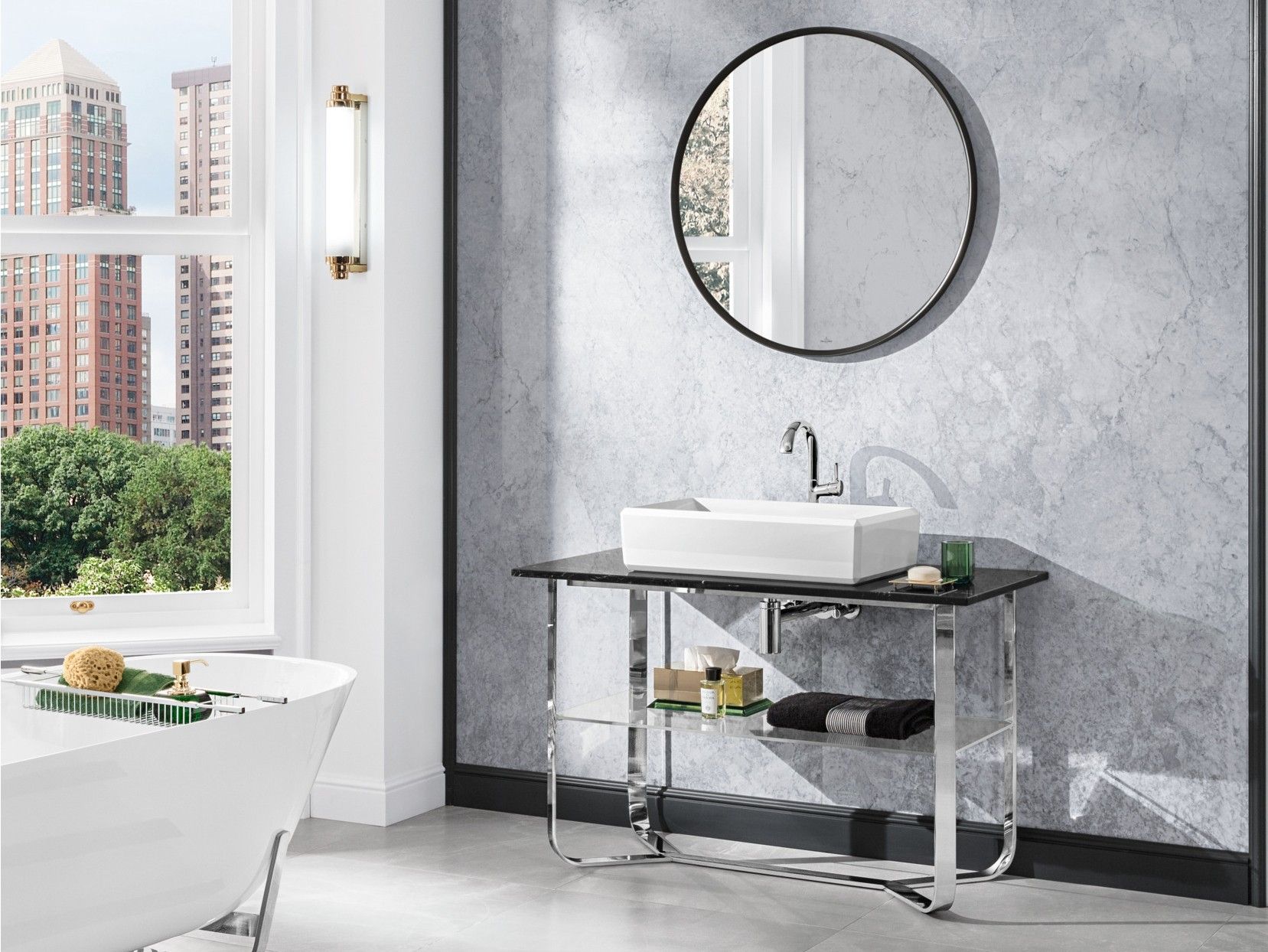 ANTHEUS | Marble vanity unit Antheus Collection By Villeroy & Boch ...