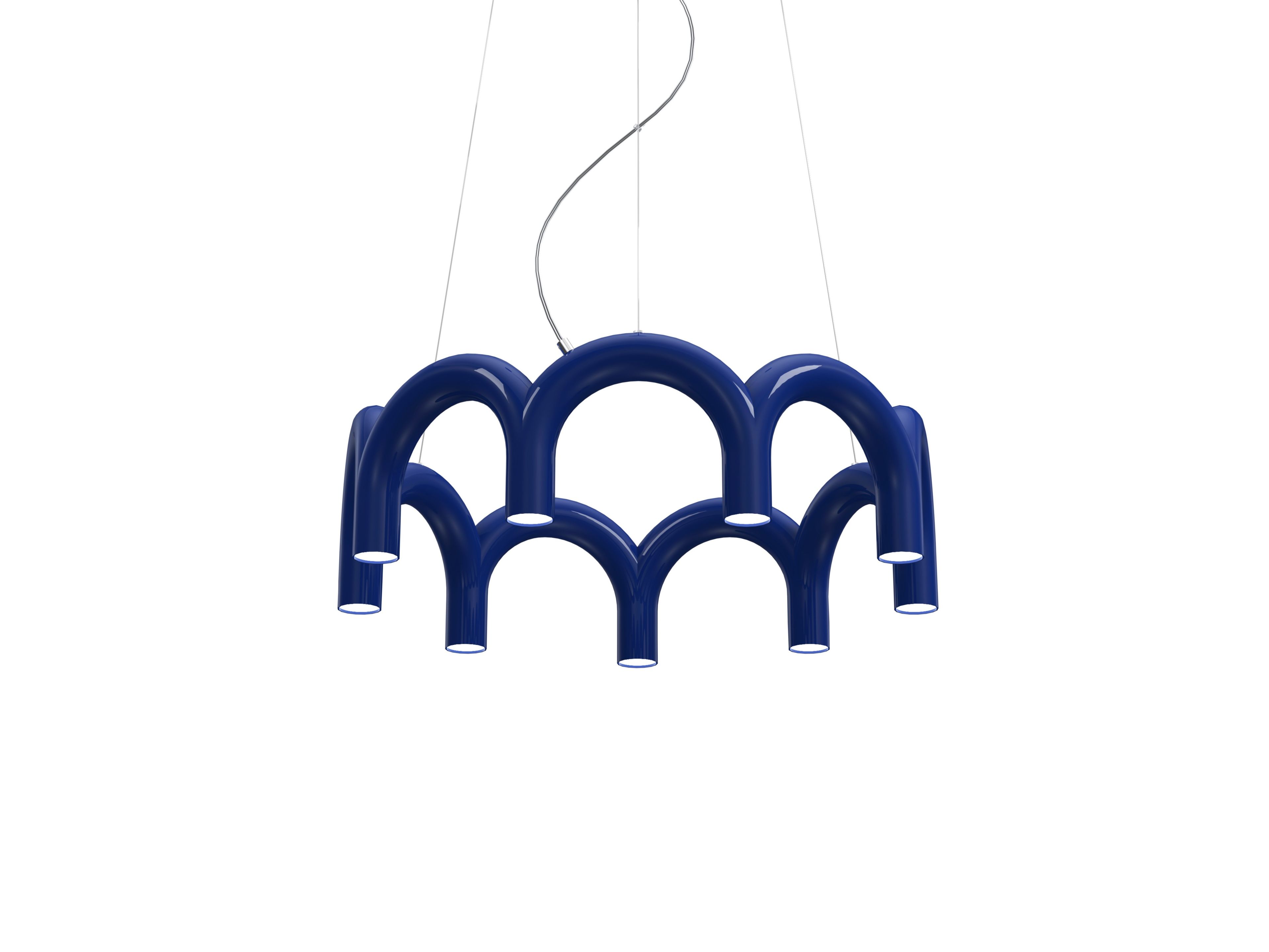 ARCH CIRCLE BLUE Pendant lamp By OBLURE | design Johan Lindstén, Markus ...