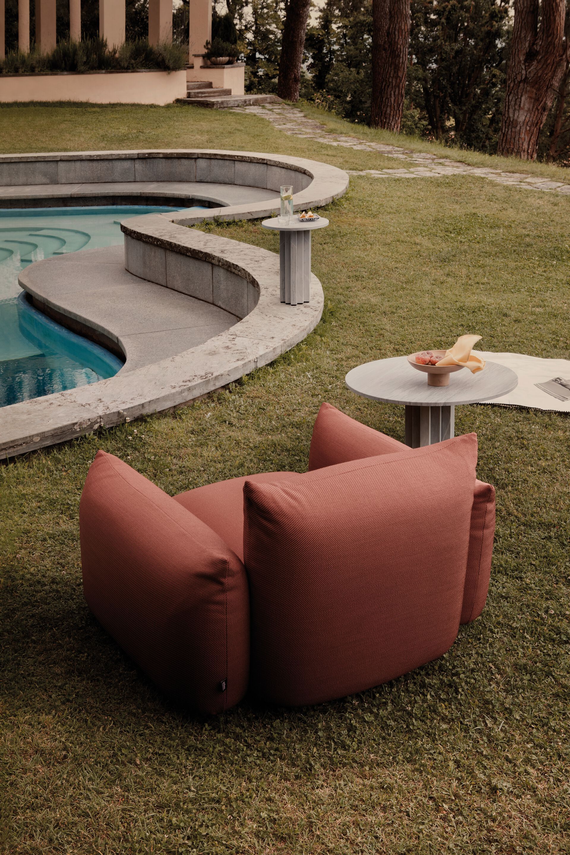 MARENCO OUTDOOR Fabric garden armchair with armrests By arflex | design ...