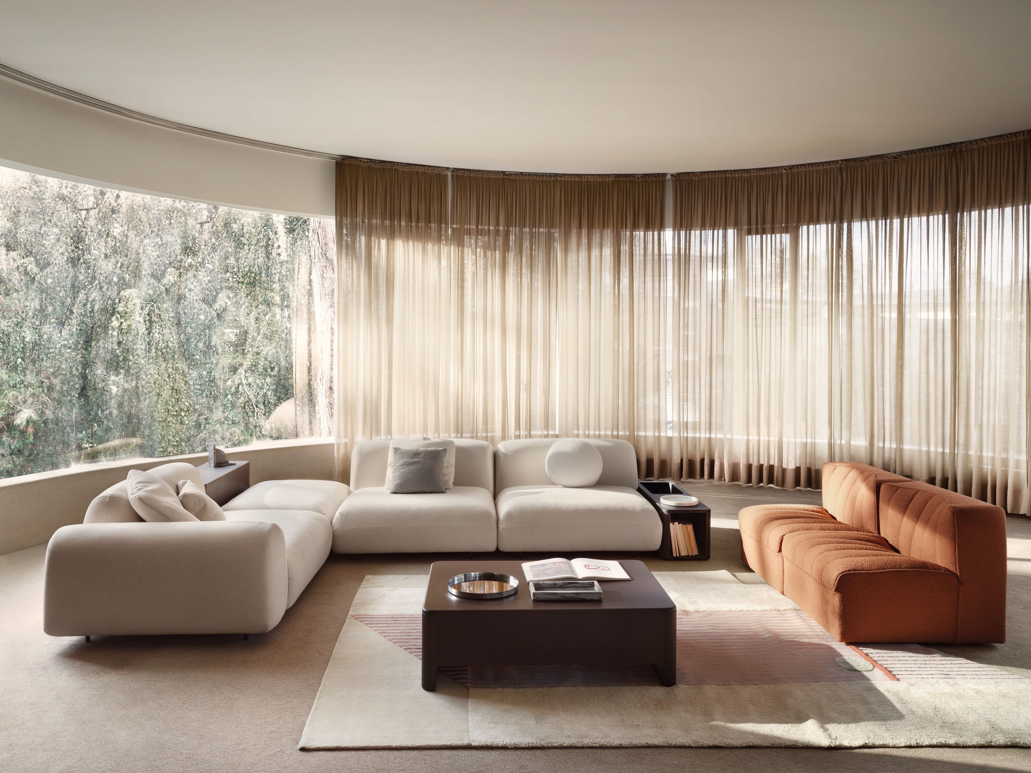 TOKIO Rectangular coffee table with storage space By arflex | design ...