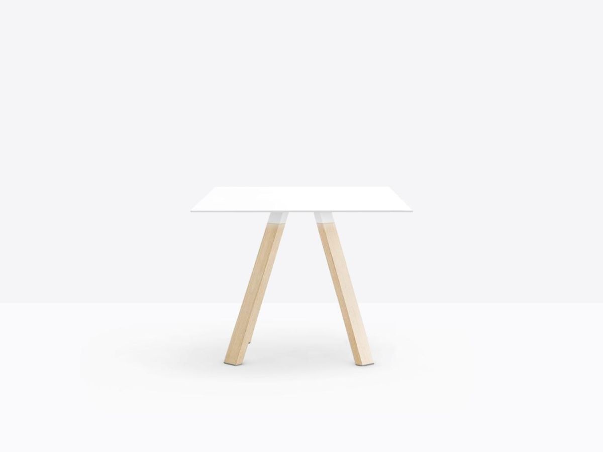 ARKI-TABLE ARKW5 WOOD | Square table Square wooden table By Pedrali