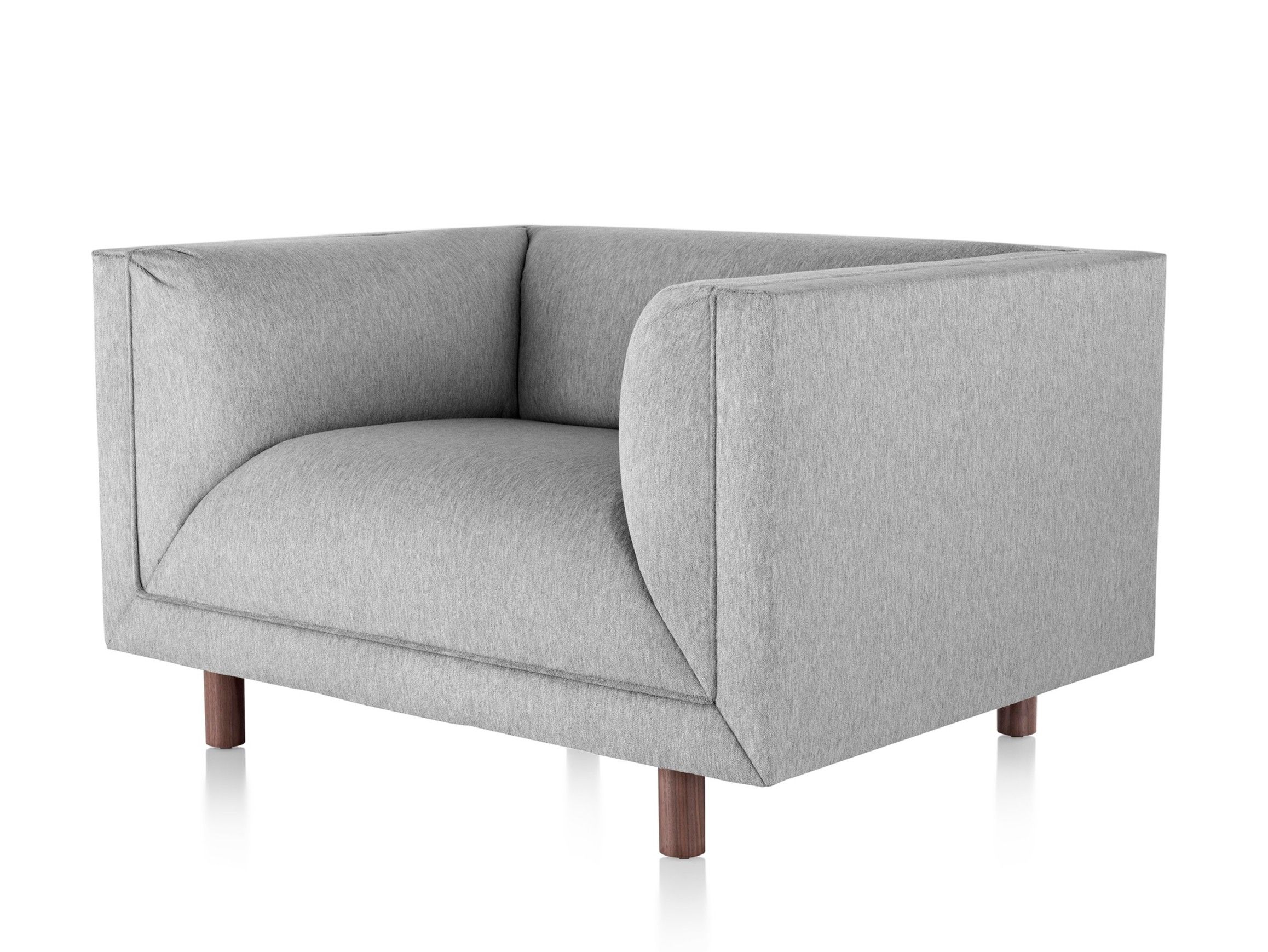 ROLLED ARM Fabric armchair with armrests By Herman Miller | design Ward ...