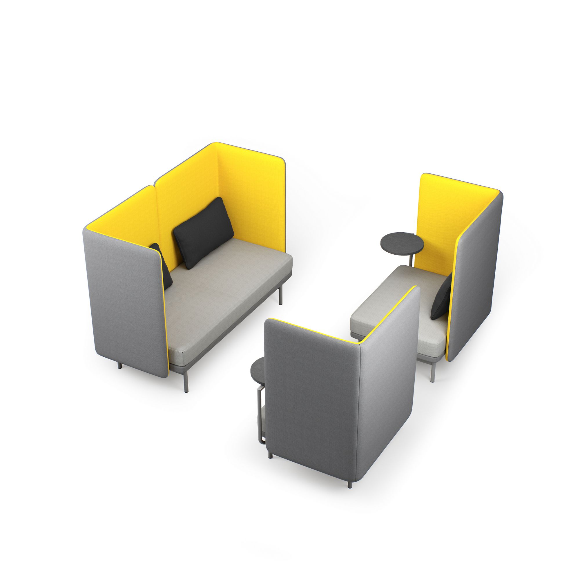 FRANKIE High-back fabric armchair By Intuit by Softrend | design Argo Tamm