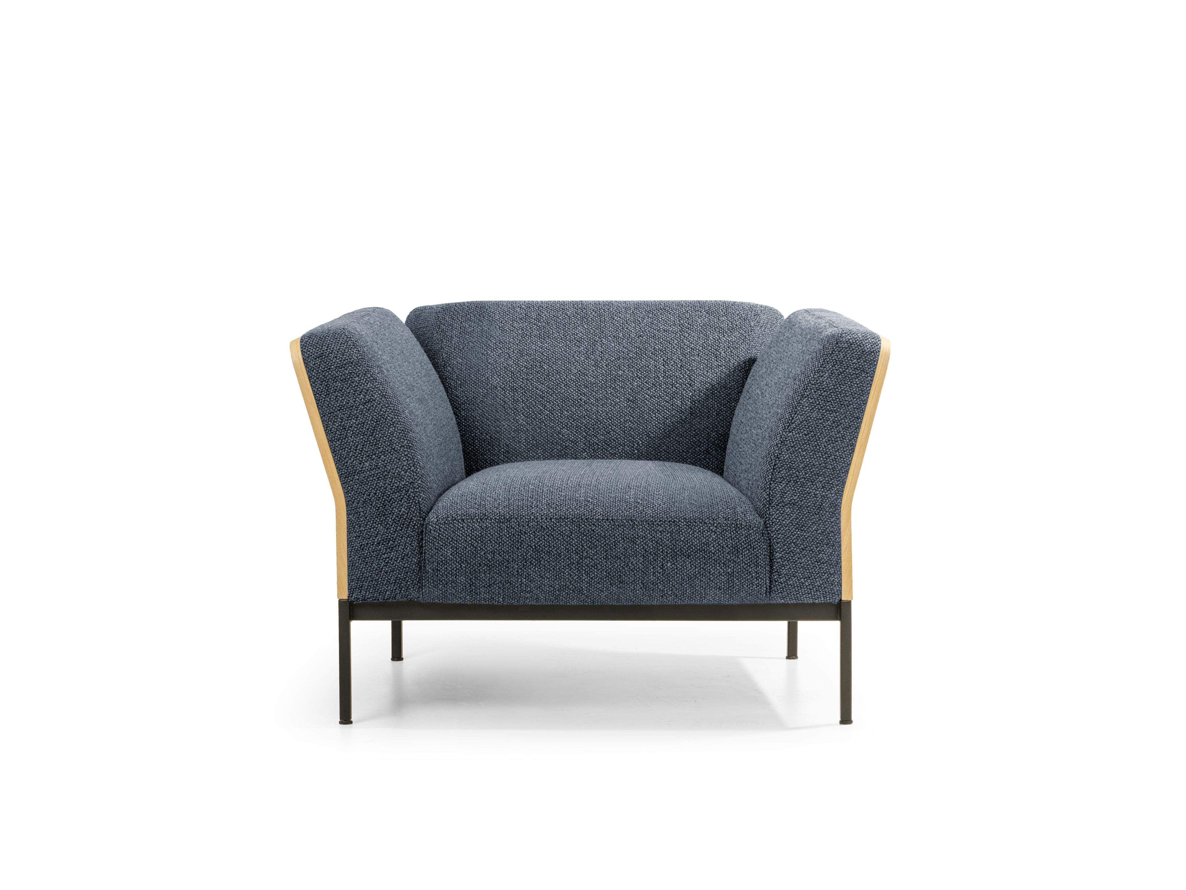 FOLD Fabric armchair with armrests By True Design | design 967Arch