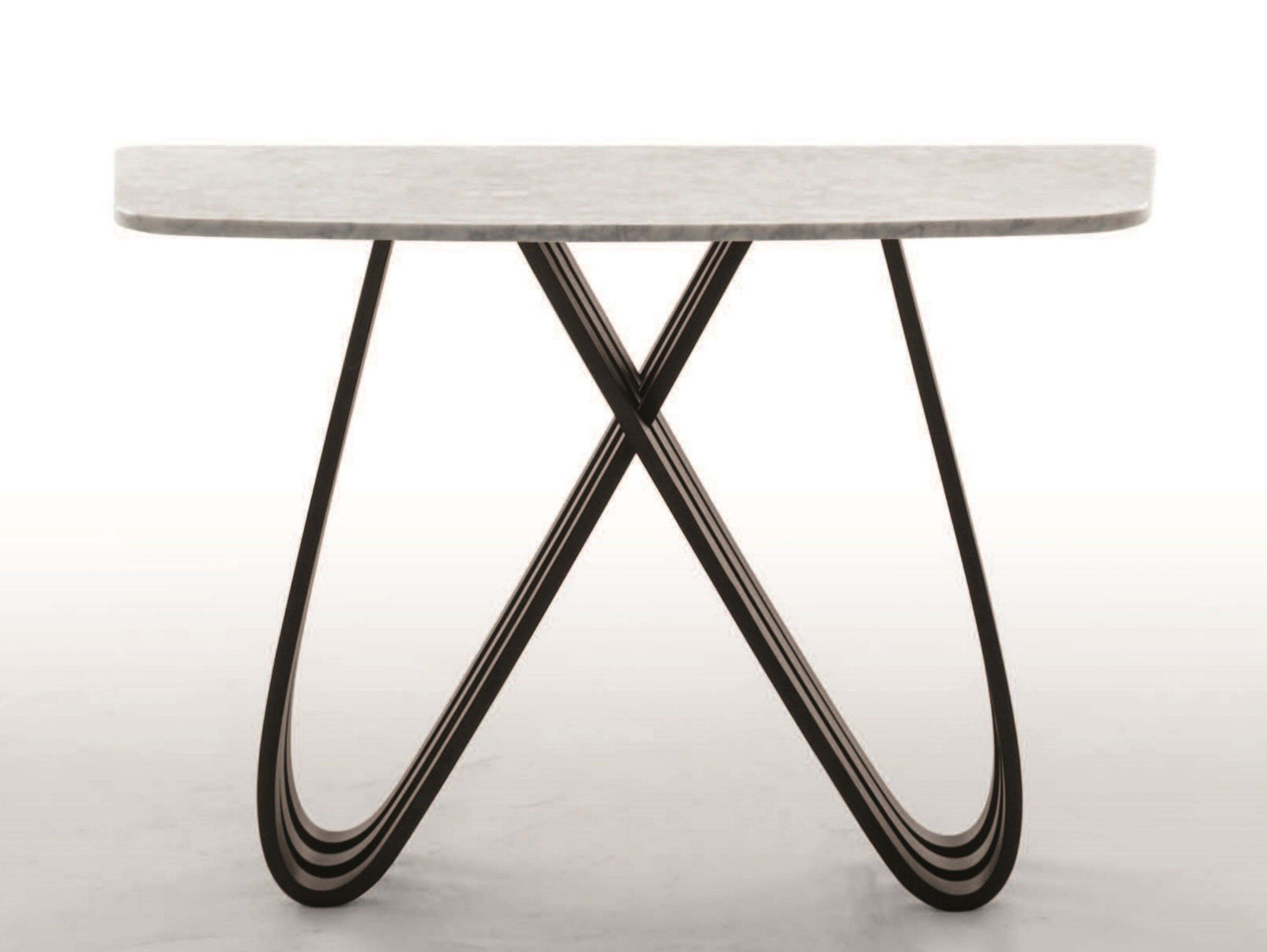 ARPA | Console table Demilune Carrara marble console table By Tonin ...