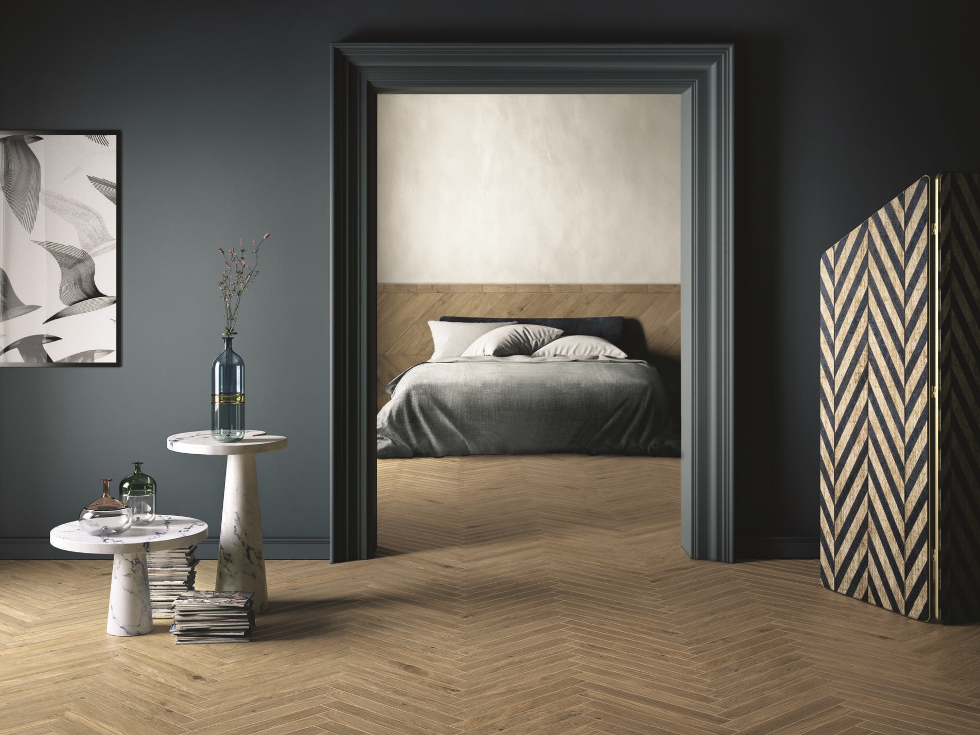 Porcelain stoneware wall/floor tiles with wood effect ARTHIS VAPOR ...