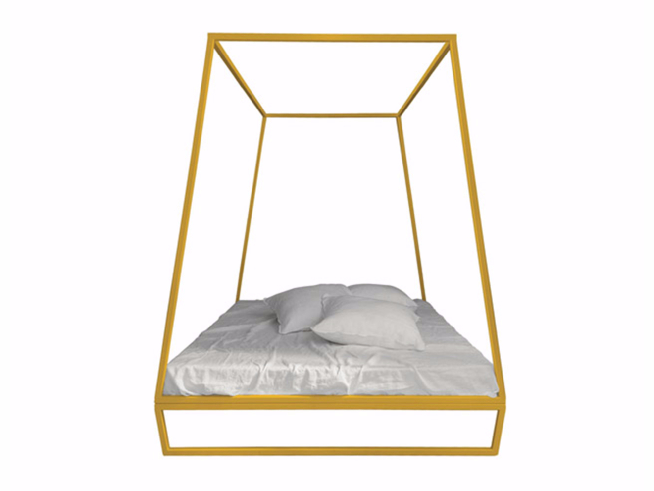 Steel double bed ASHA WIKIUP By XAM design Studio Controdesign