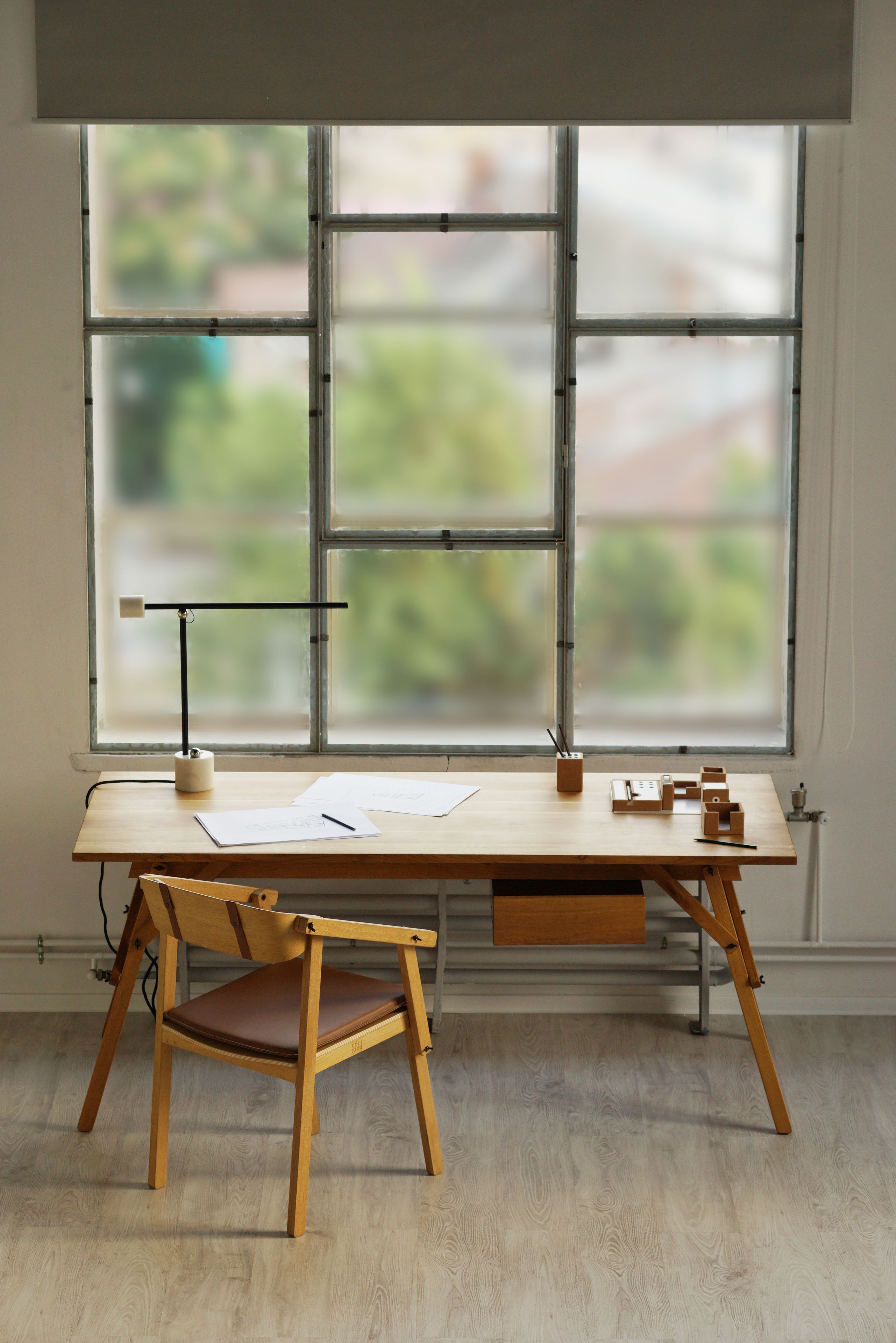ATELIER Oak writing desk with drawers By Askia | design Dragos Motica