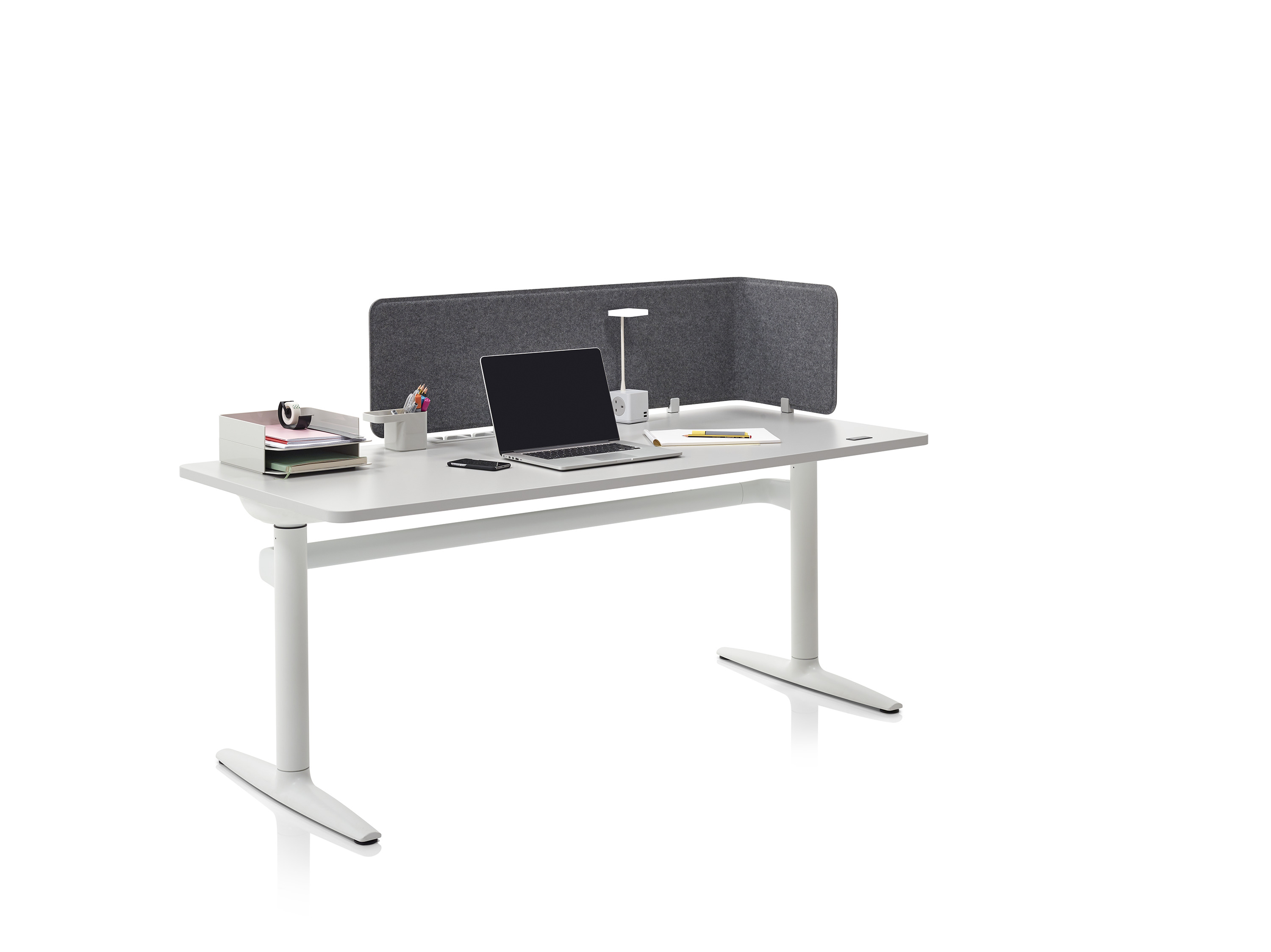 ATLAS OFFICE LANDSCAPE Height-adjustable office desk By Herman Miller ...