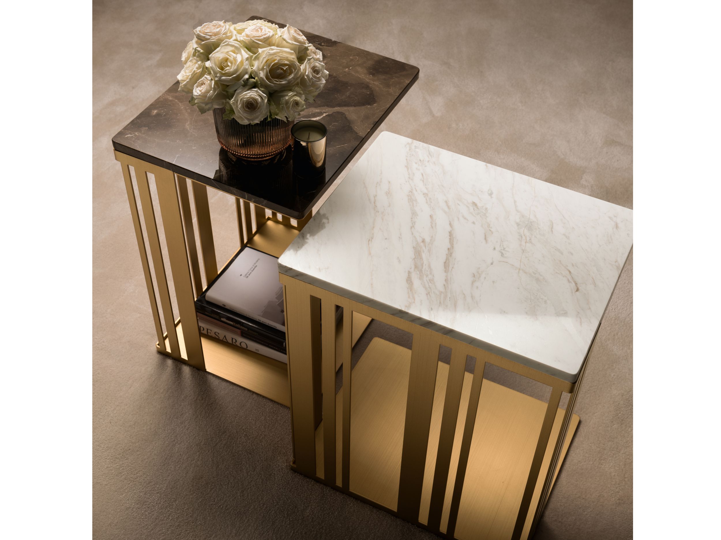 Rectangular marble side table ATMOSFERA | Coffee table Atmosfera Collection By ADORA