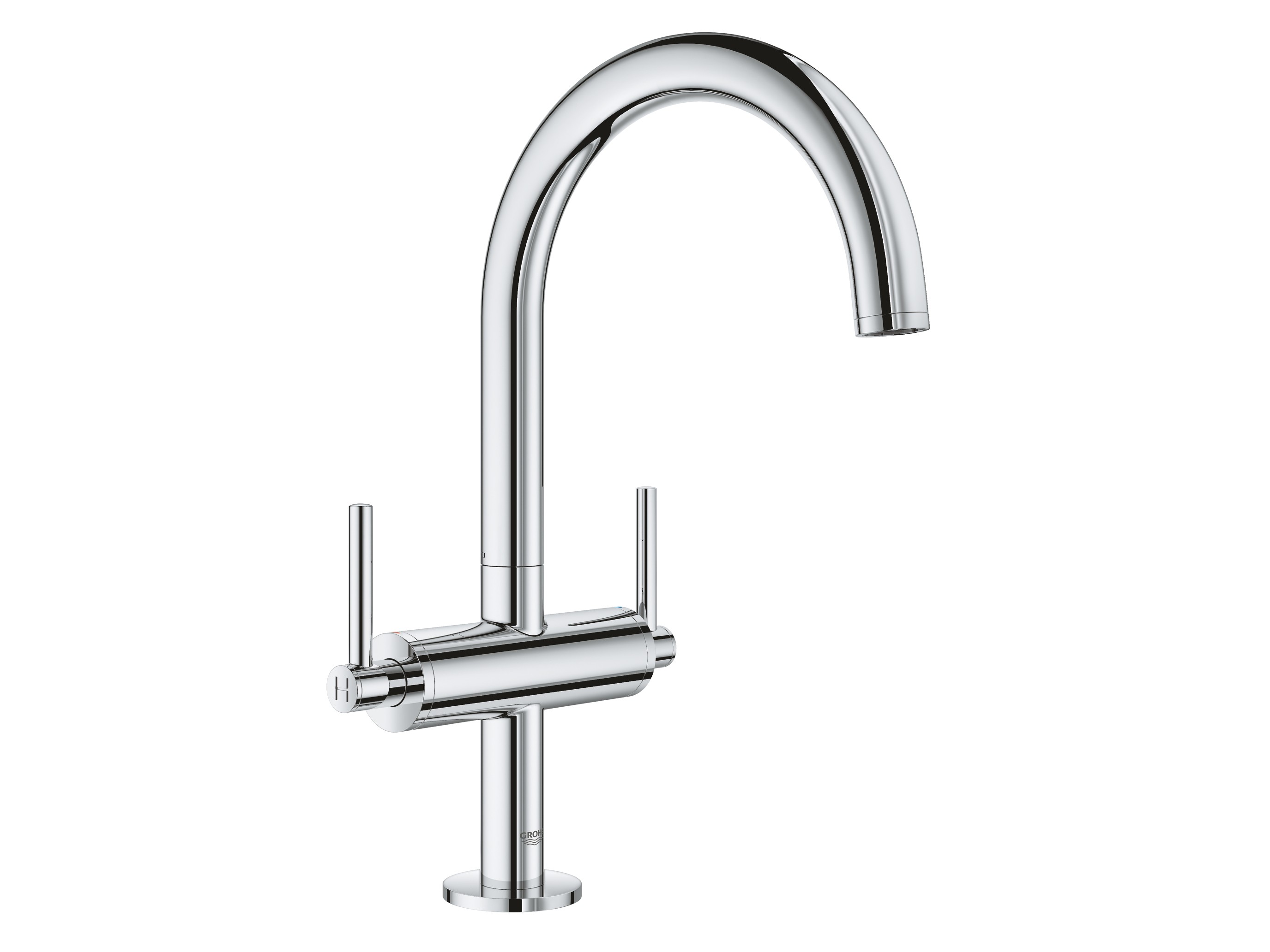 ATRIO - SIZE L Countertop washbasin tap with individual rosettes By Grohe