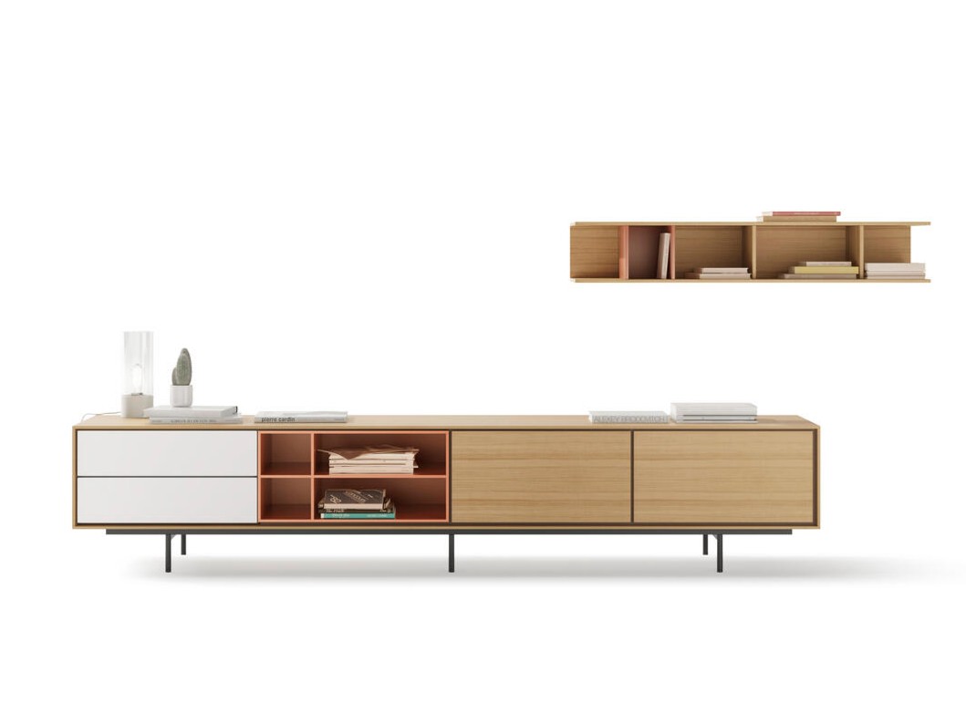 AURA 85 TV cabinet By TREKU design Angel Martí, Enrique Delamo