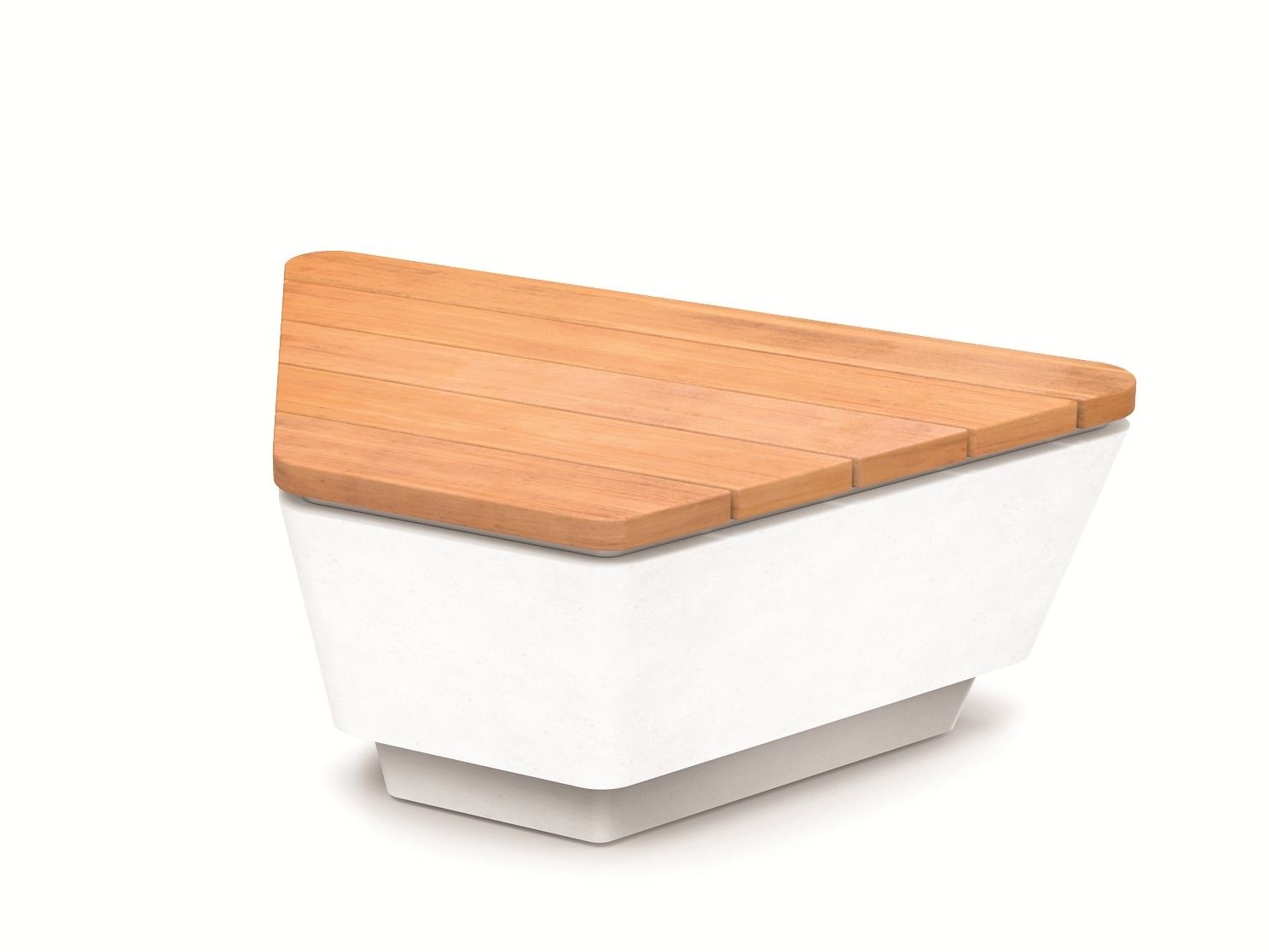 AUSTEN | UHPC bench Modular backless UHPC bench By Metalco