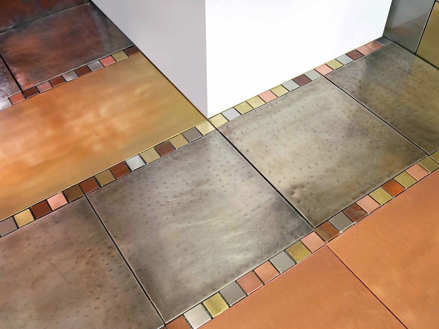 Wall/floor tiles with metal effect AUTENTICA By ECO Ceramica